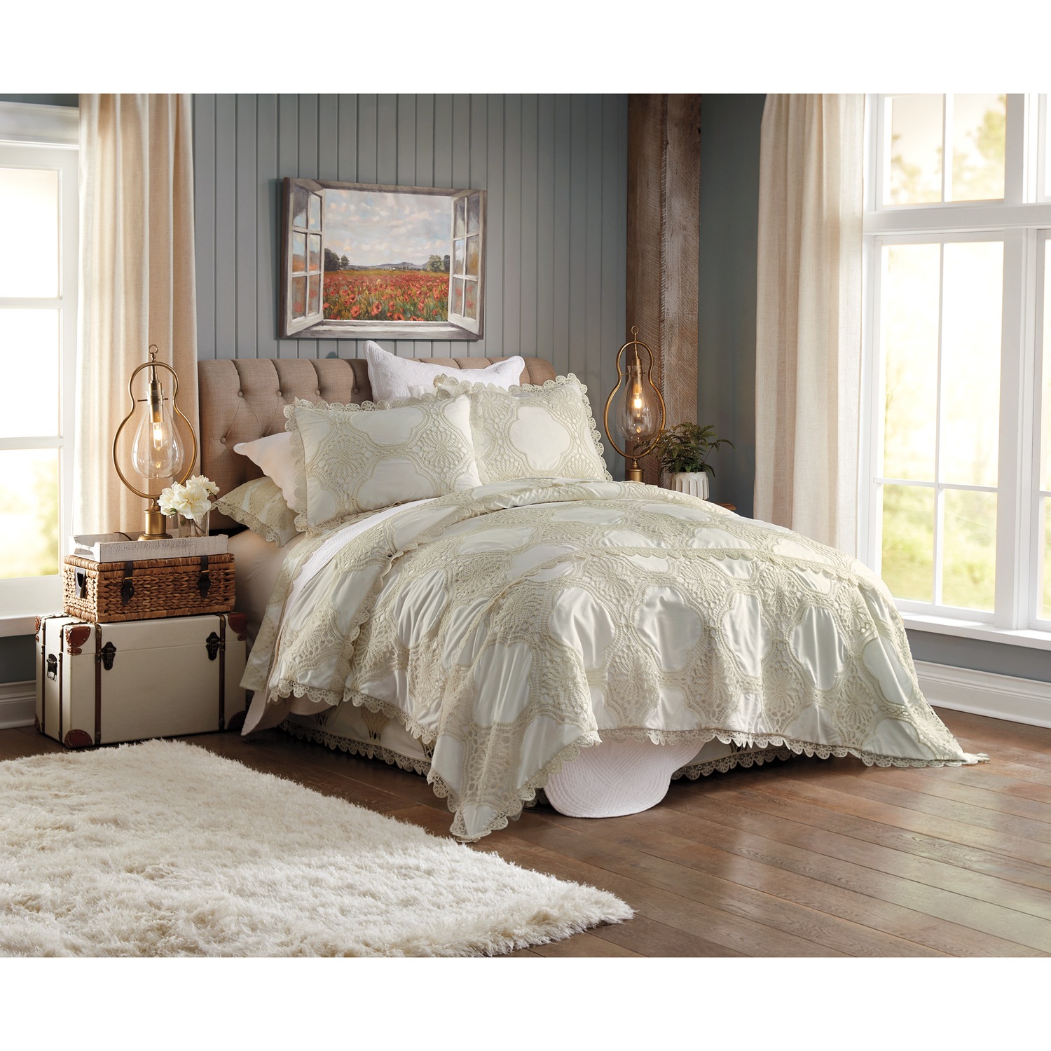 Fall Flower Field Painting | Country Door