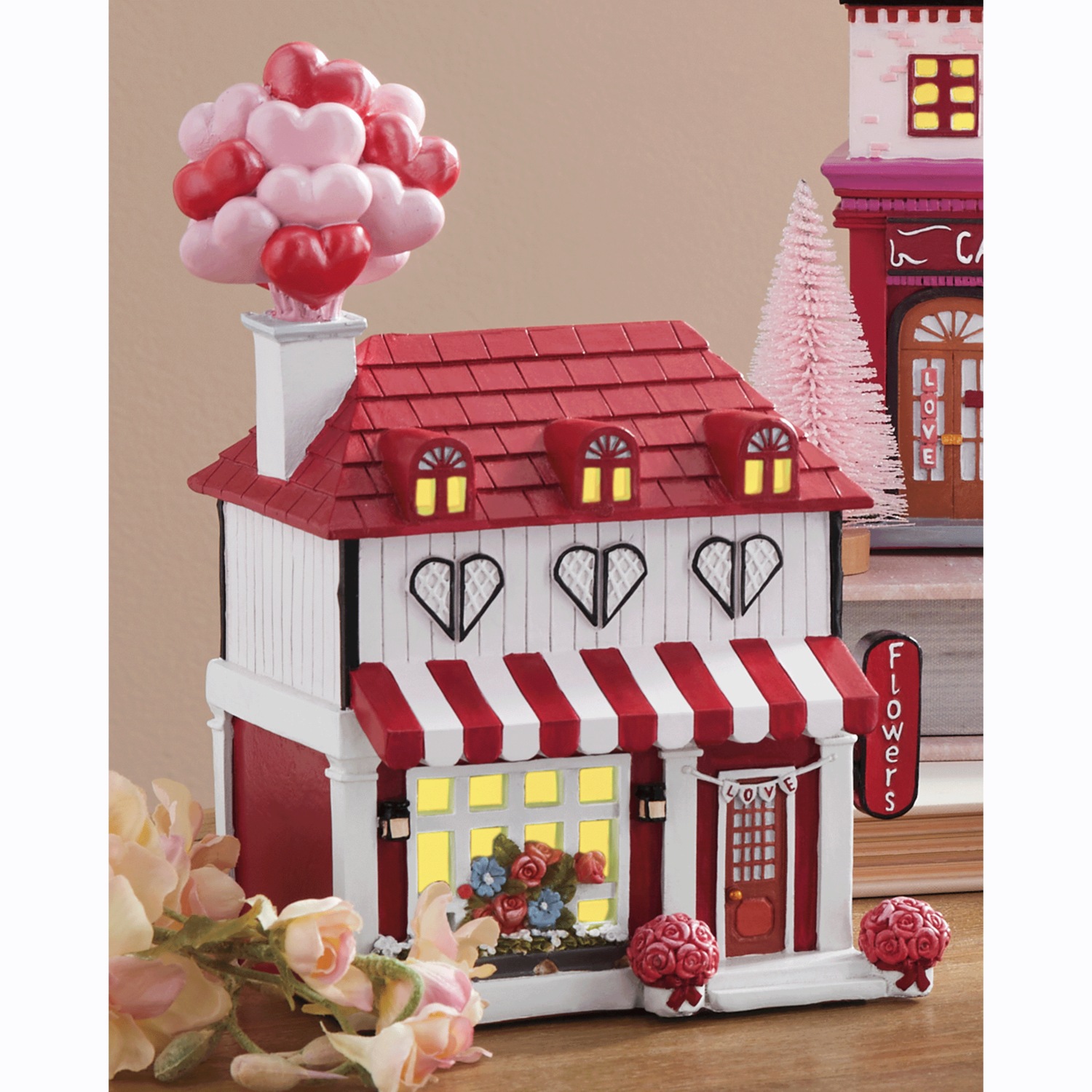 Lit Valentine Village | Country Door