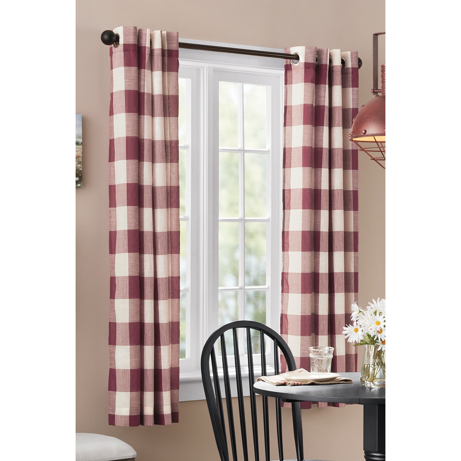 Buffalo Check Window Panel | Country Door