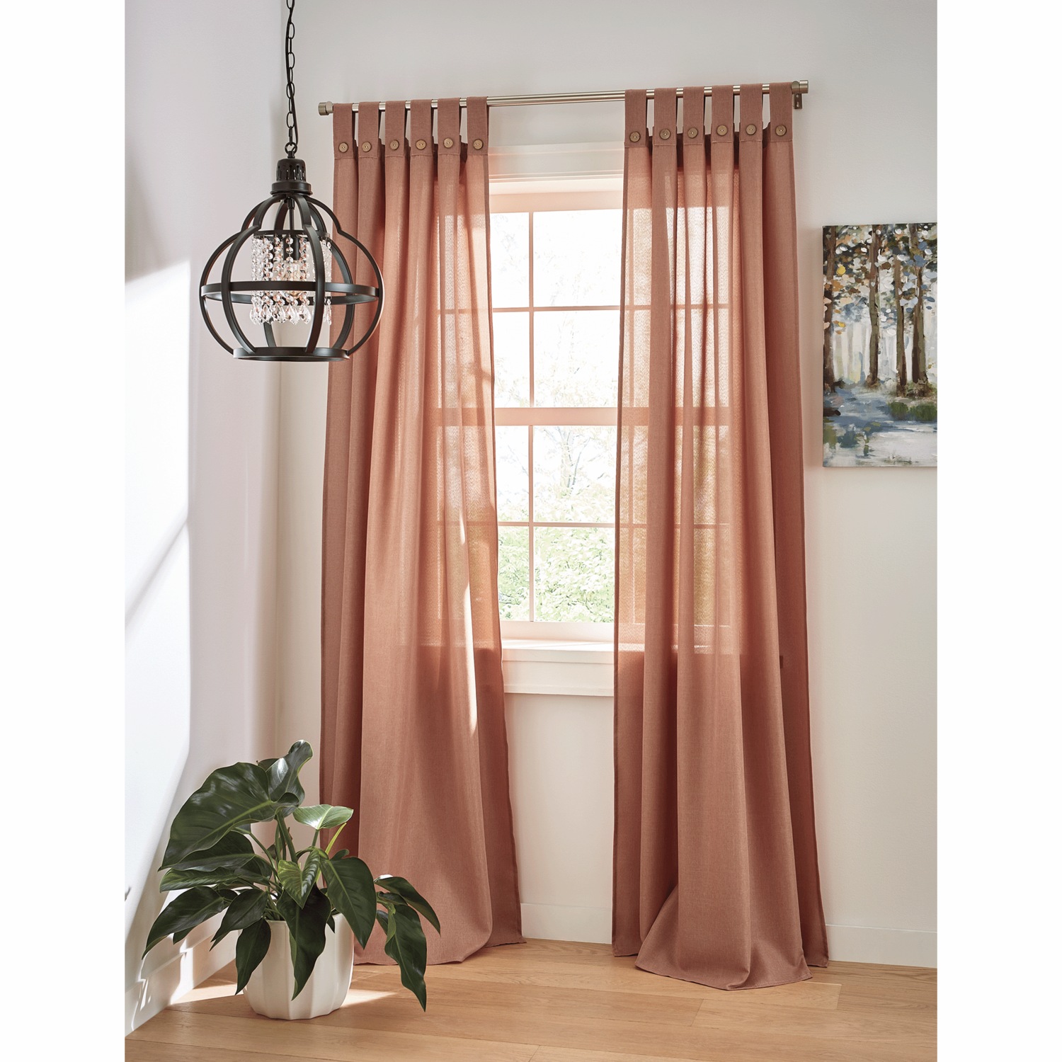 Laurie Button Tab Top Panel | Country Door