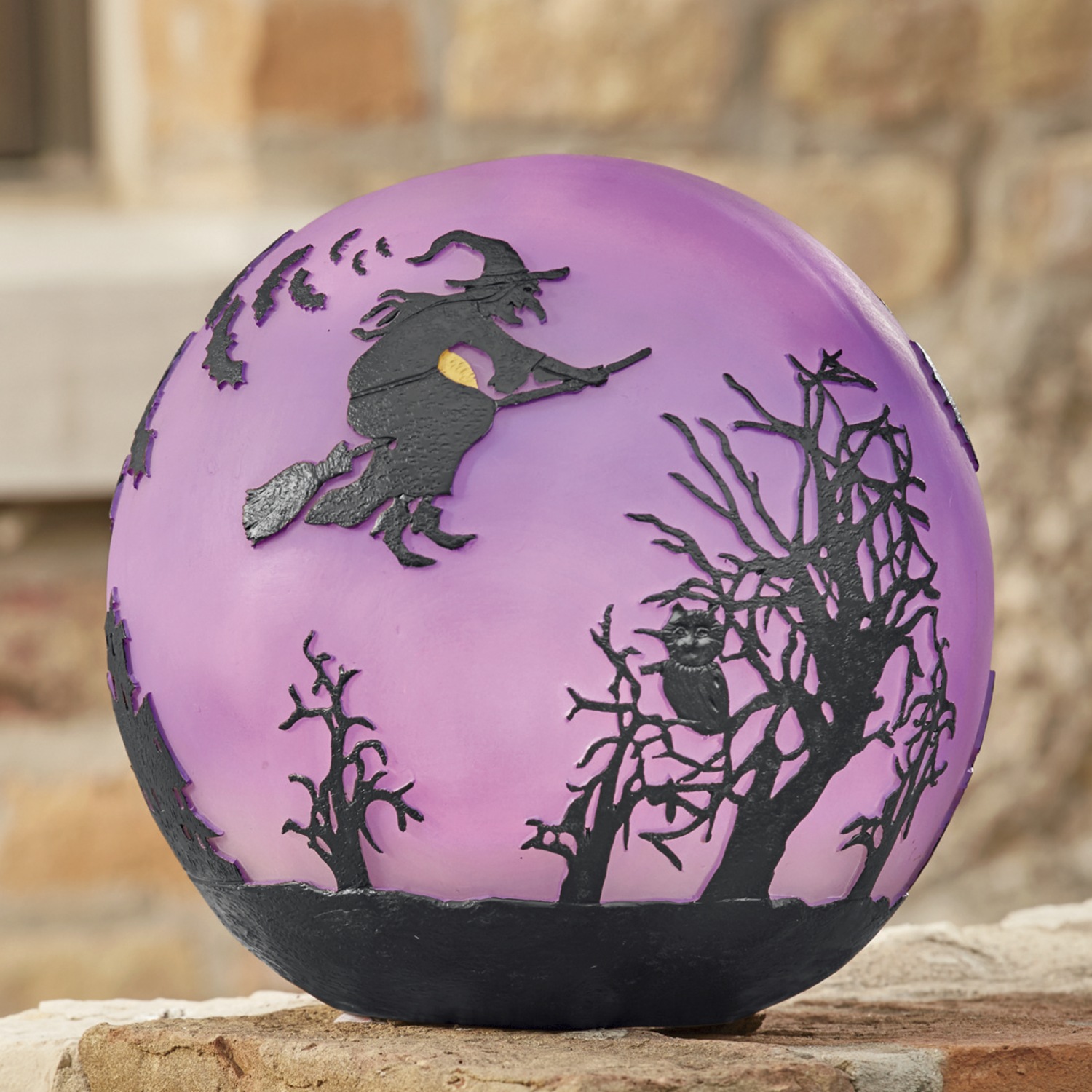 Witch Globe Light Country Door