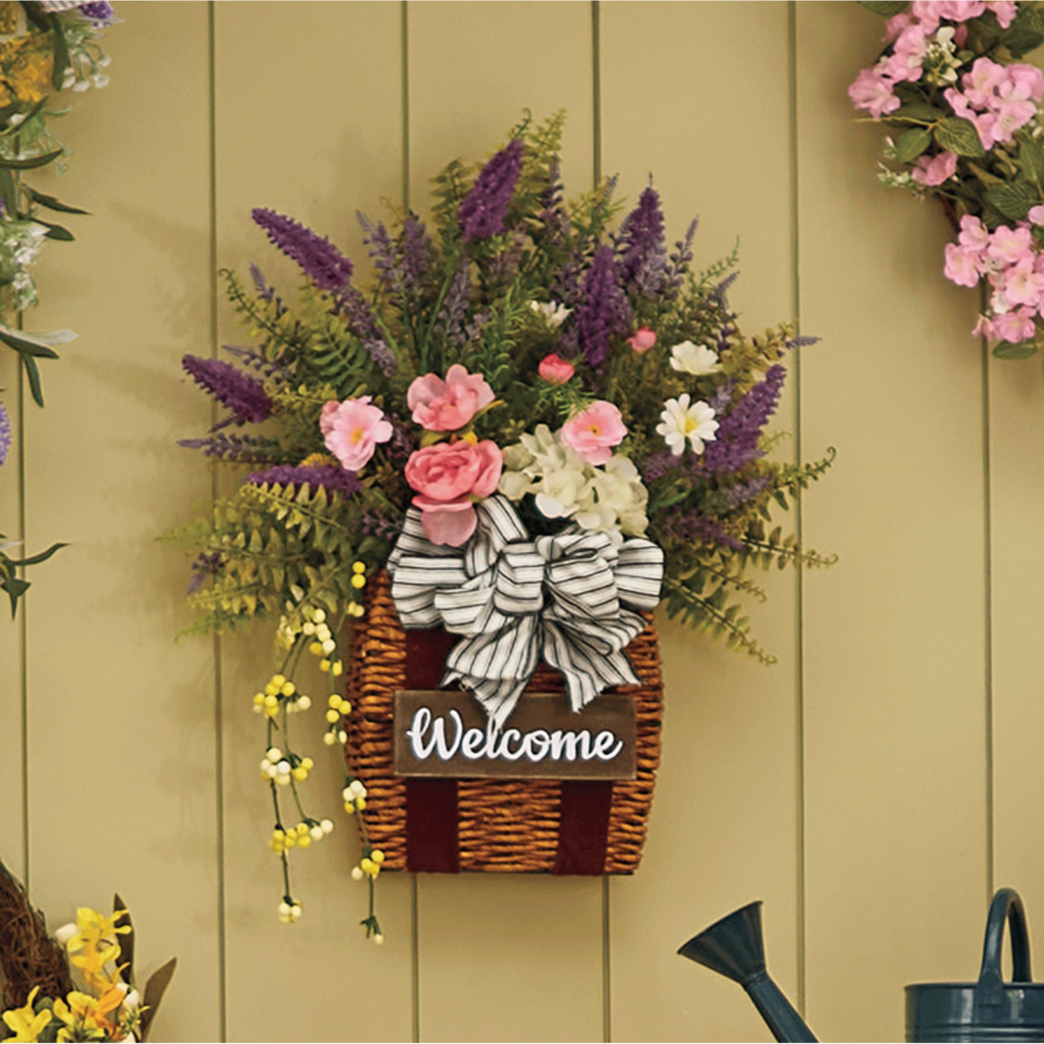 Outdoor Personalized Hanging Basket | Country Door