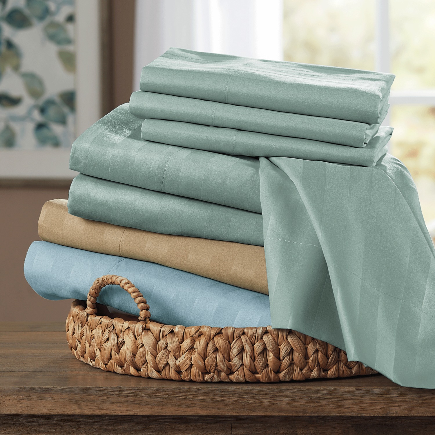 Bed Tite Damask Stripe Sheet Set | Country Door