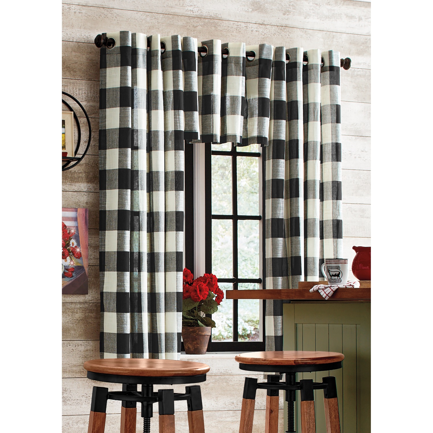 Buffalo Check Window Panel | Country Door