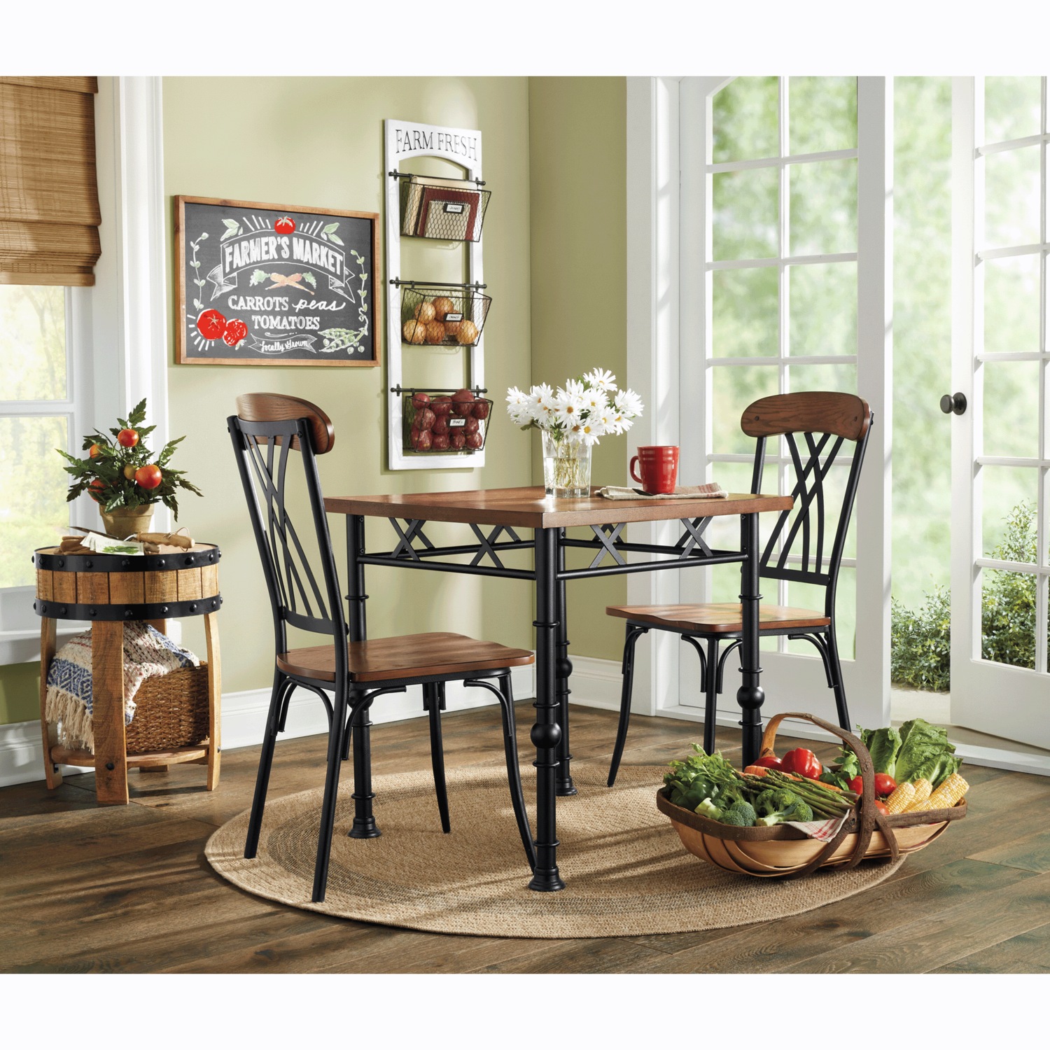 Farm Fresh Wall Basket Storage | Country Door