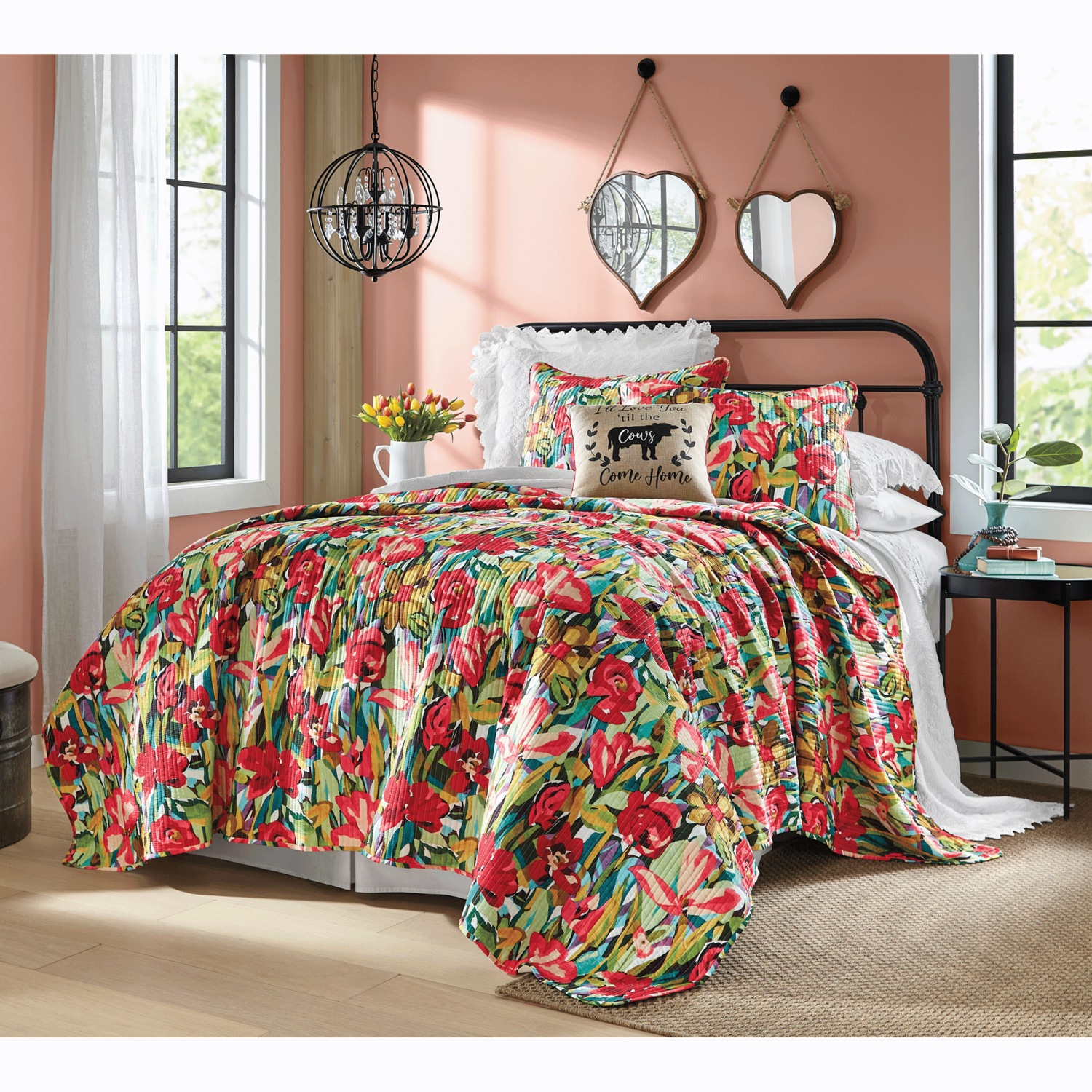 Posy Oversized Quilt and Sham | Country Door