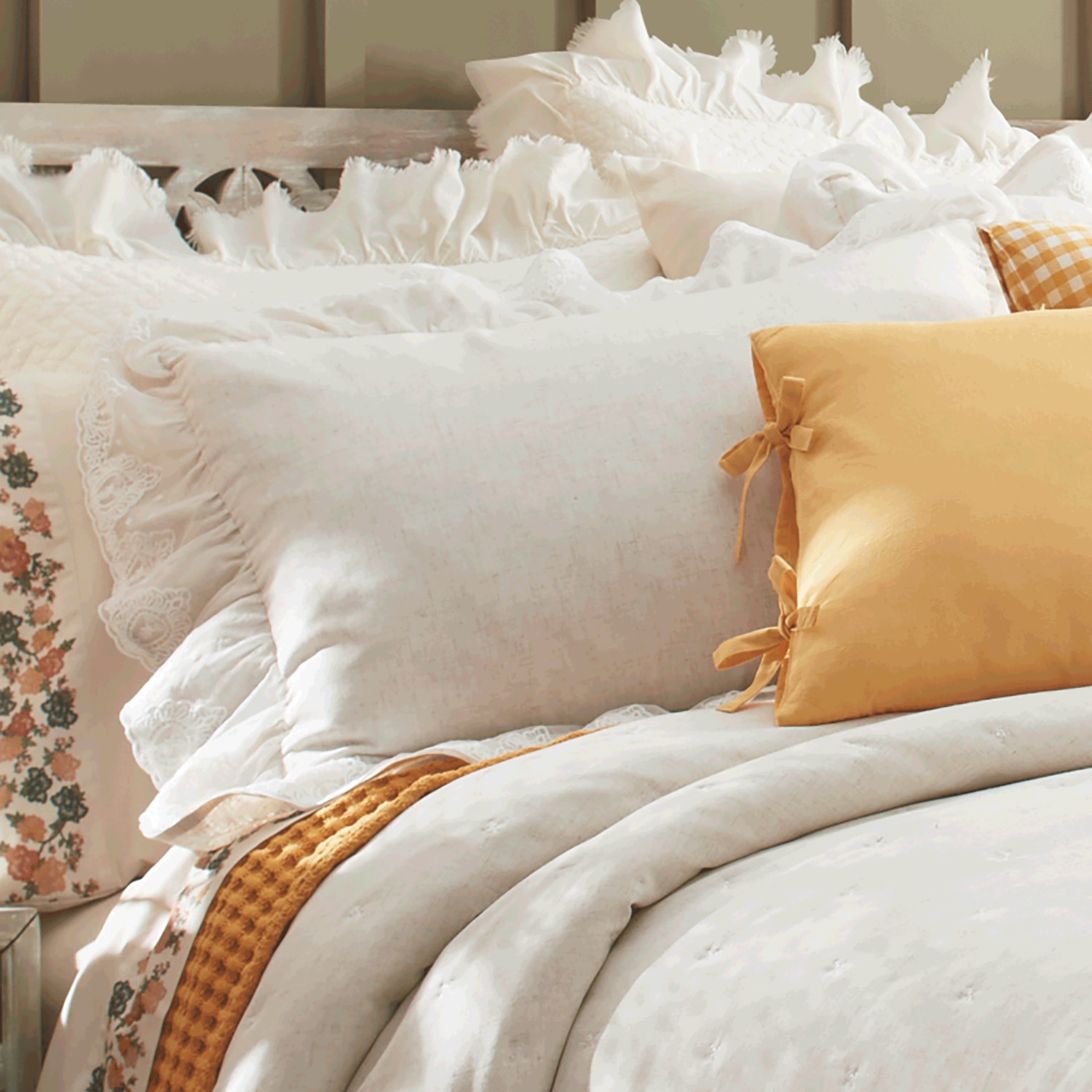 Maria Skirted Sham | Country Door