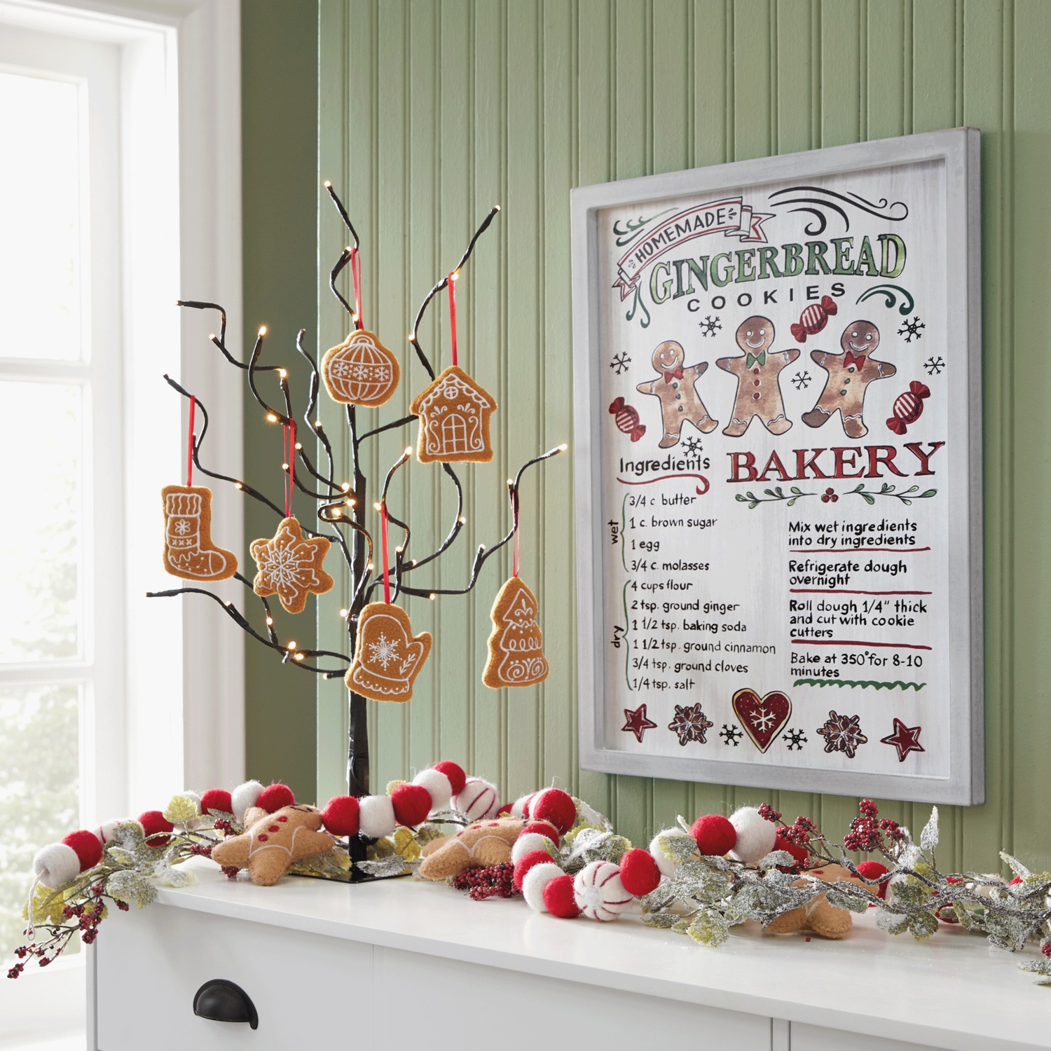 Gingerbread Man Garland | Country Door