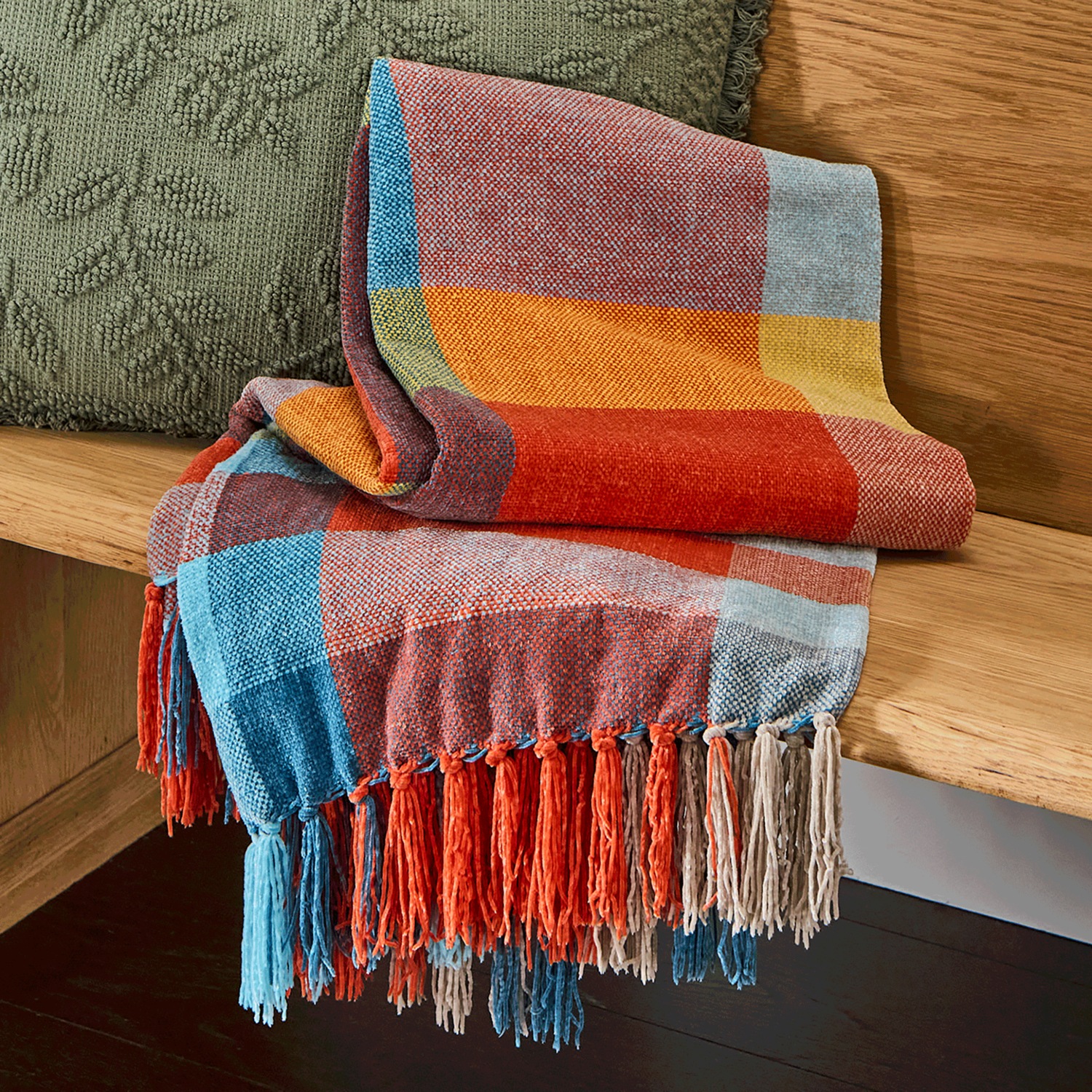 Fall Plaid Throw | Country Door