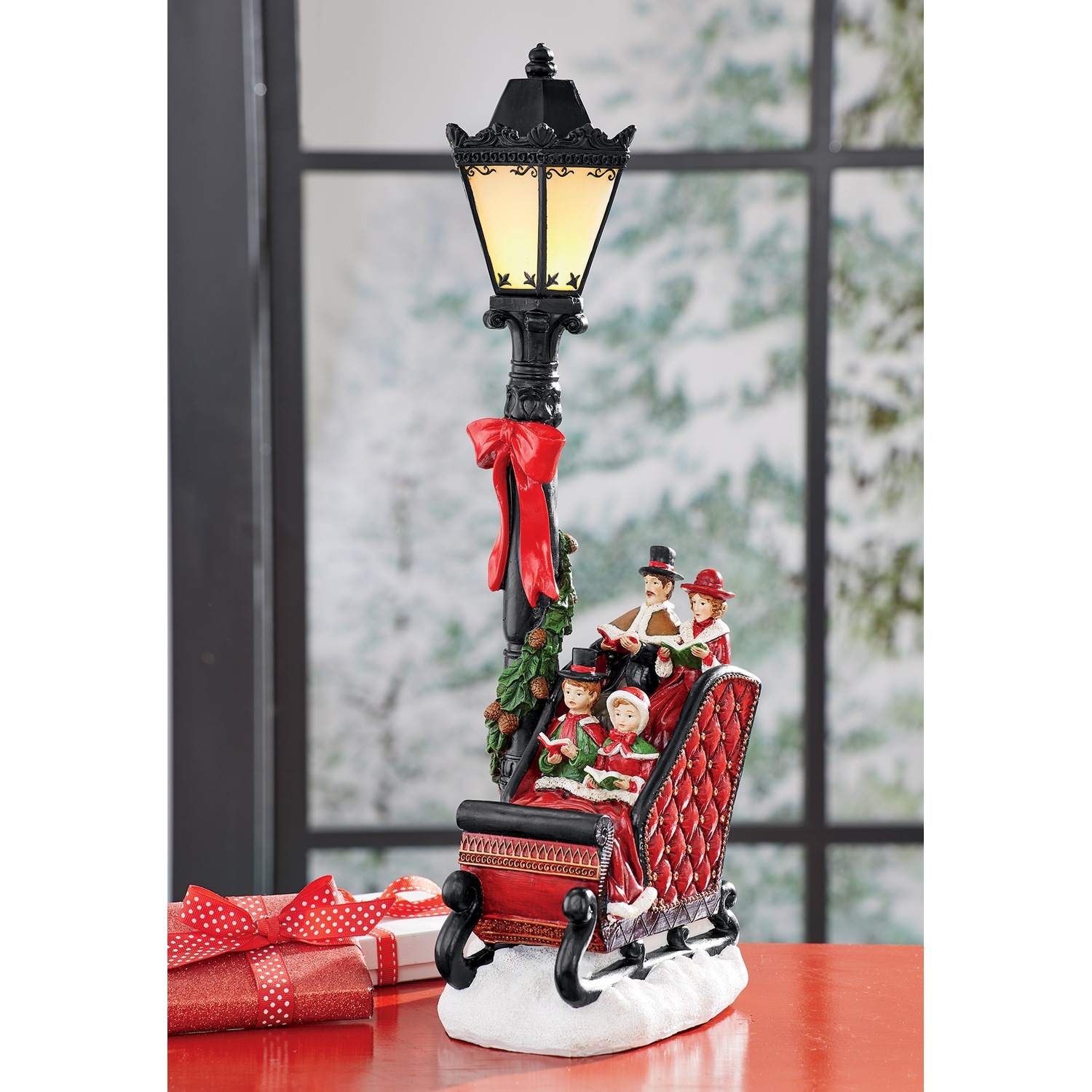 Resin Choir with Lantern | Country Door
