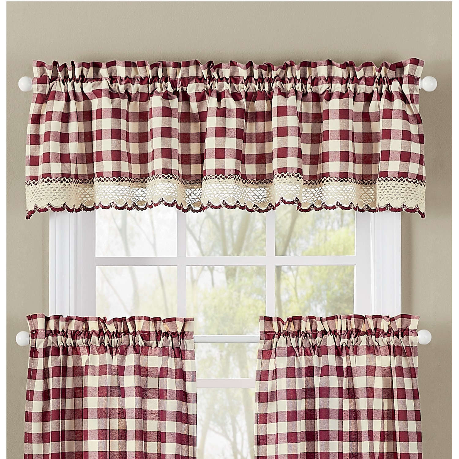 Buffalo Check Valance | Country Door