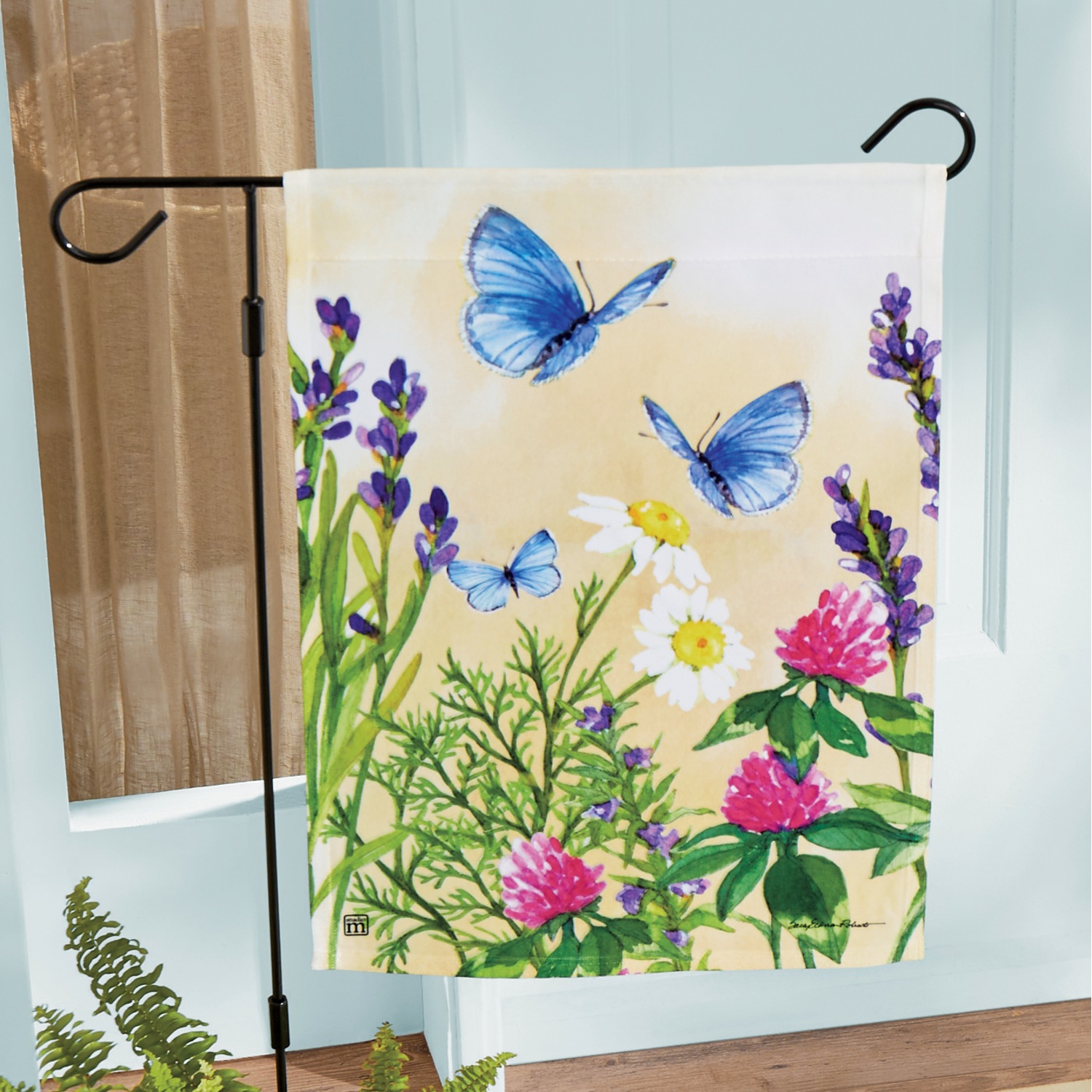 Floral Decorative Garden Flag | Country Door