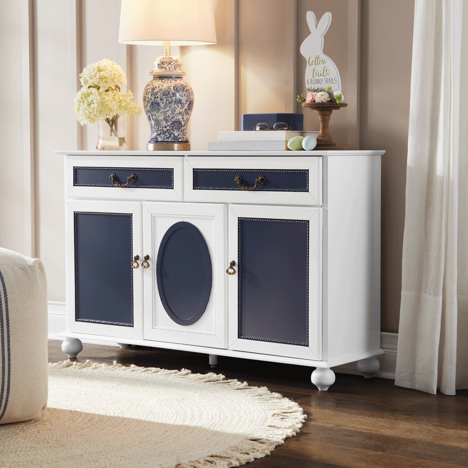Reed Two-Tone Storage Cabinet | Country Door
