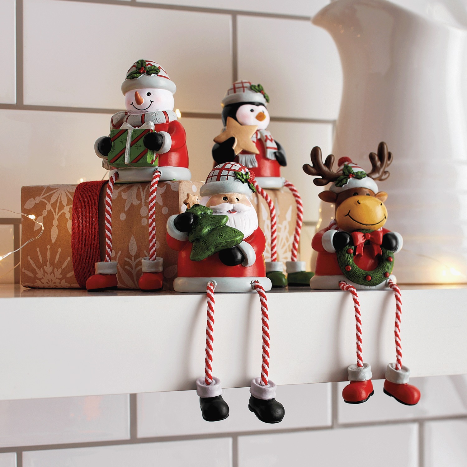 Set of 4 Holiday Shelf Sitters | Country Door