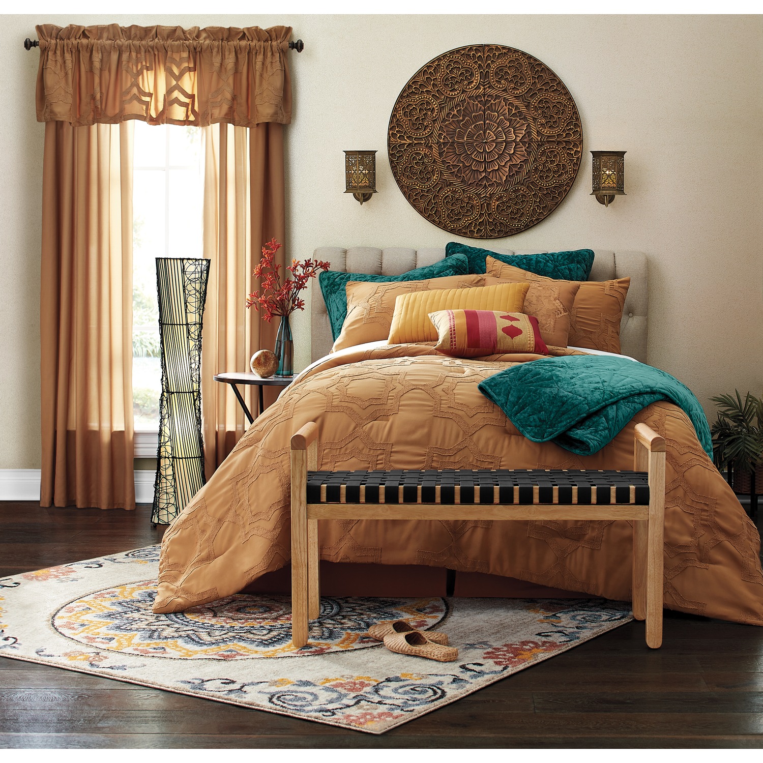 Medallion Wall Art and Global Sconces | Country Door