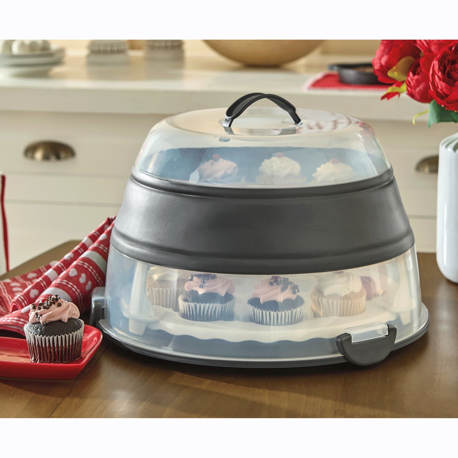 Prepworks Collapsible Cake & Cupcake Carrier | Country Door