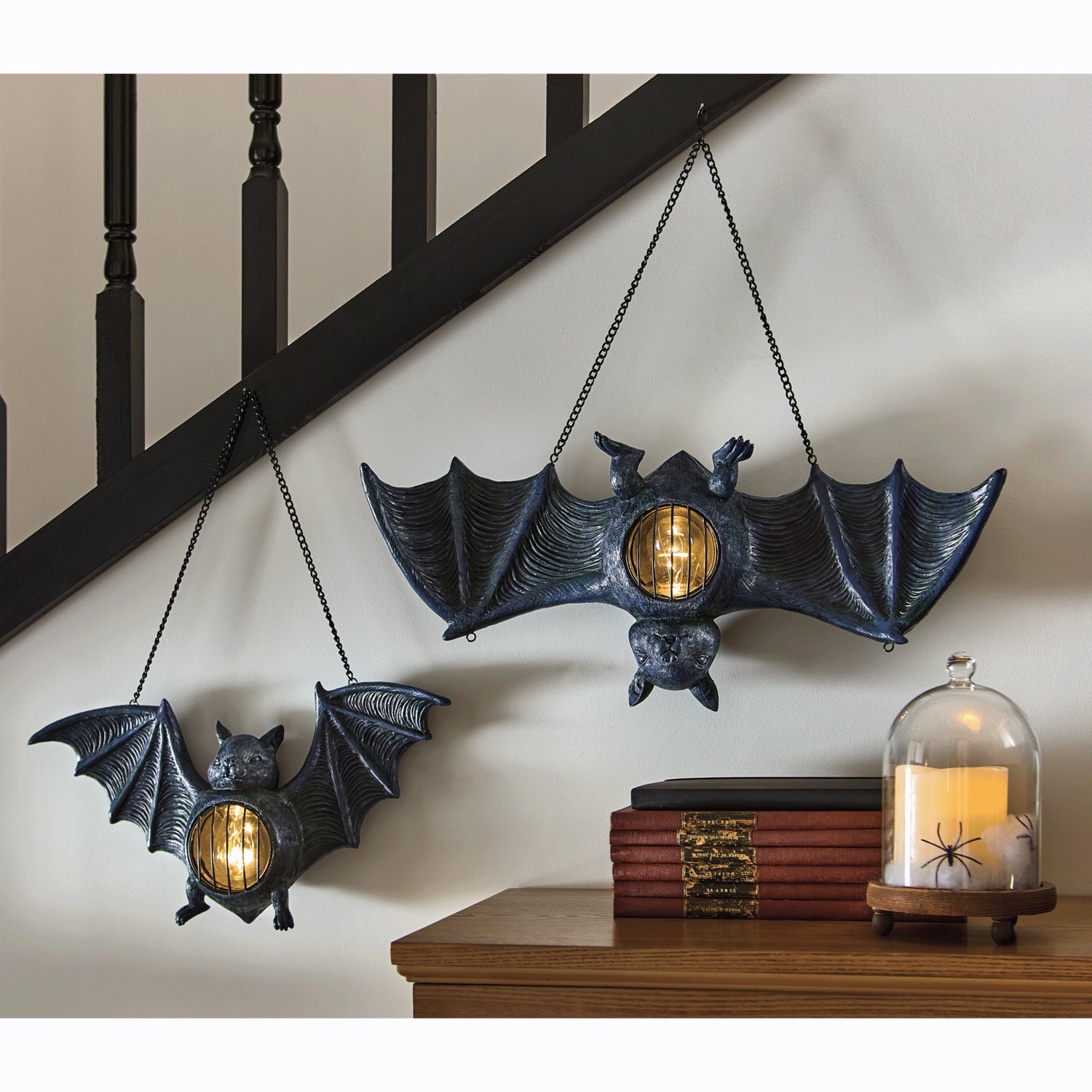 Set of 2 Lit Bats | Country Door