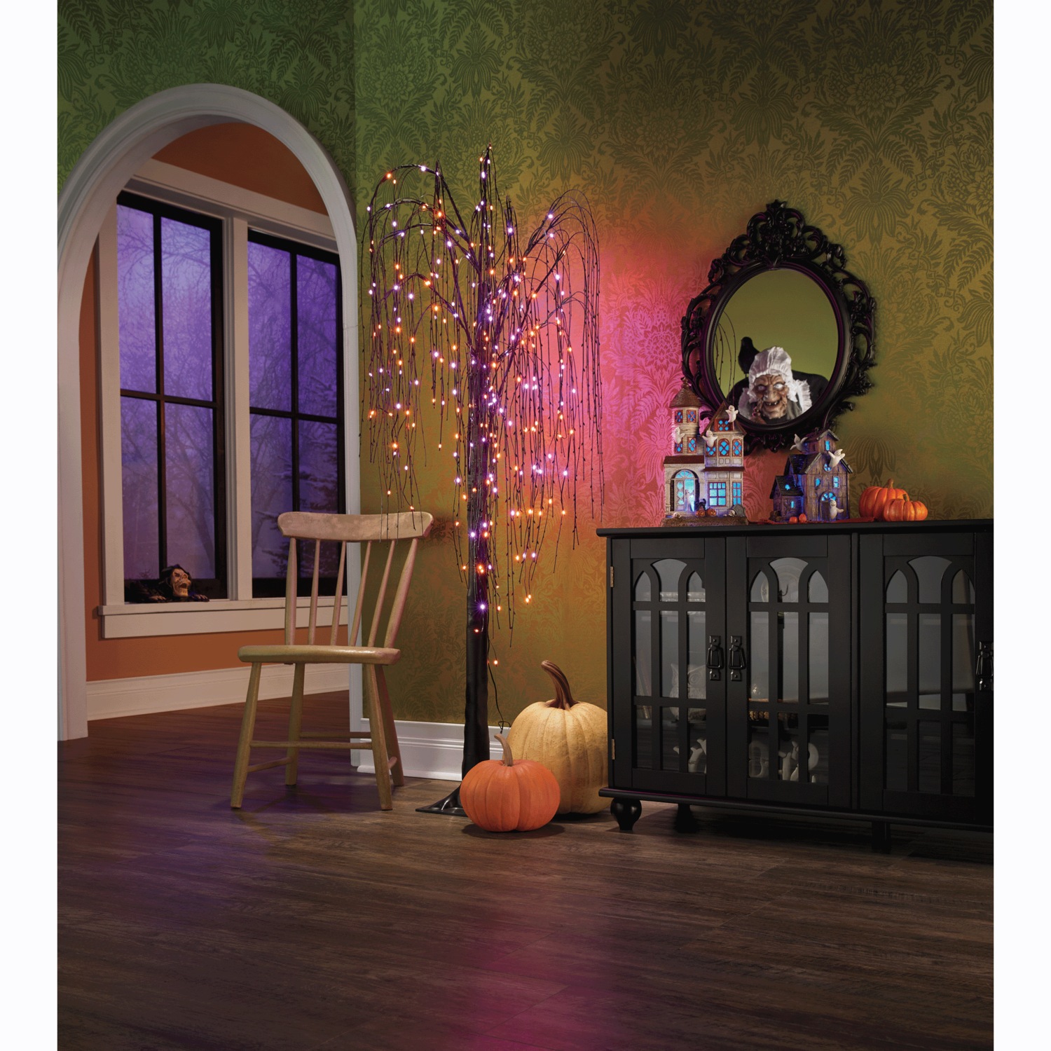 Lit Halloween Willow Tree | Country Door