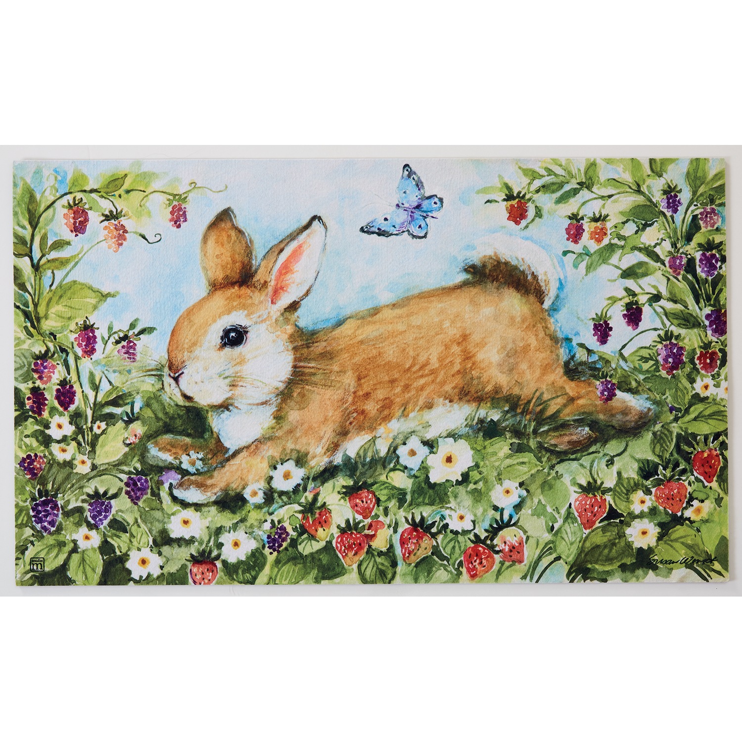 Bunny Bramble Indoor/Outdoor Mat - 18" X 30" | Country Door