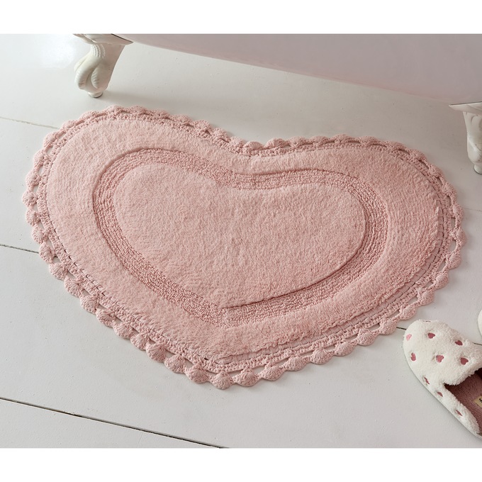 Crochet Heart Bath Mat | Country Door