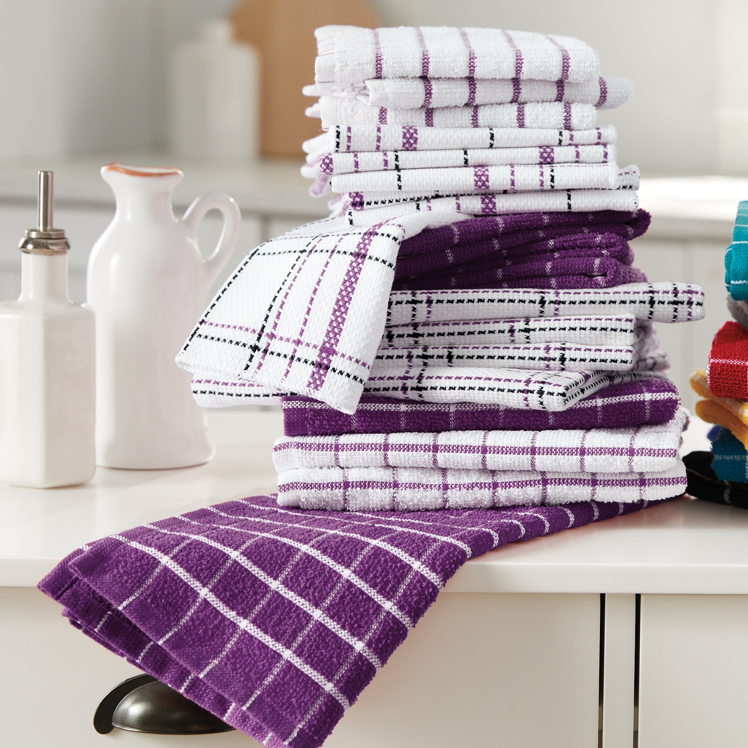 Color Connection 20-Piece Kitchen Towel Set | Country Door