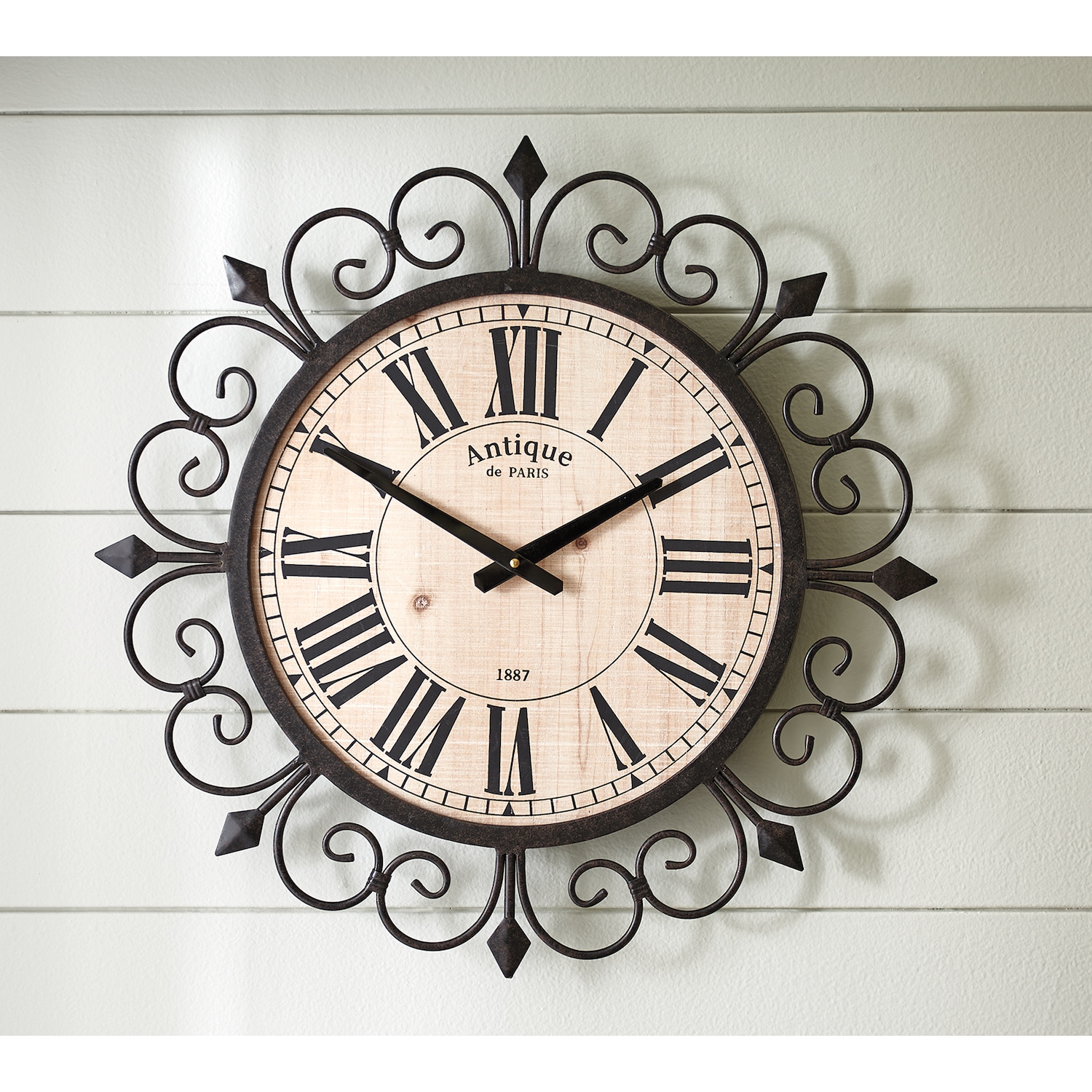 Amery Scroll Wall Clock | Country Door