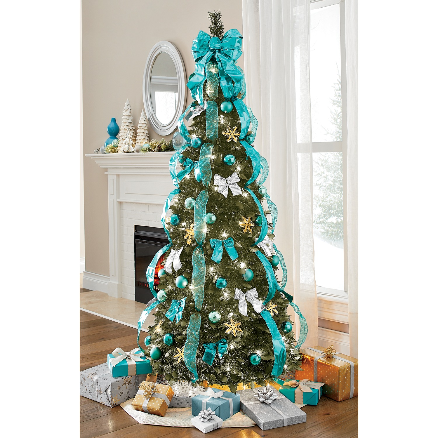 Holiday 6-Foot Pre-Lit Pop-Up Tree | Country Door