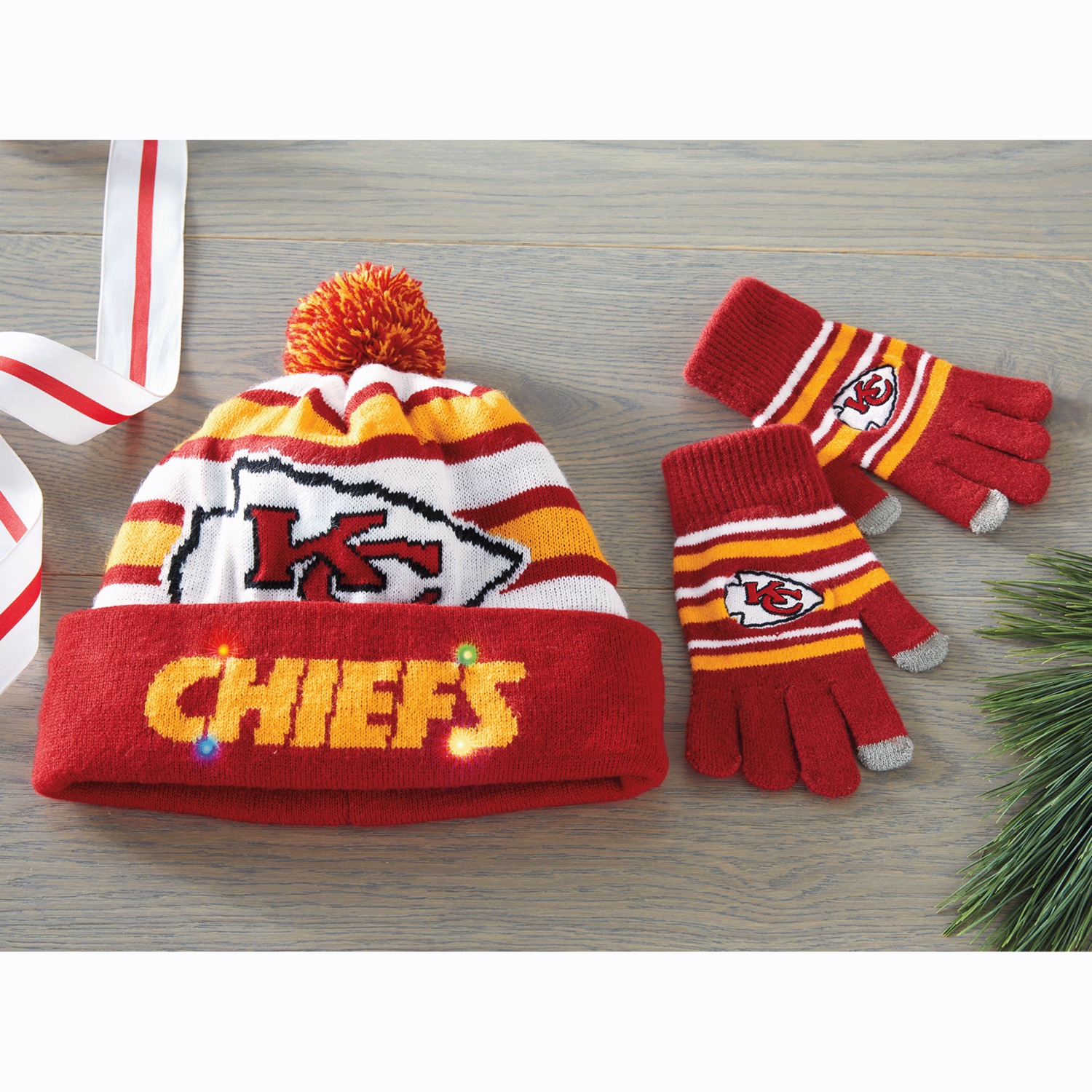 NFL Lit Hat And Gloves Set | Country Door