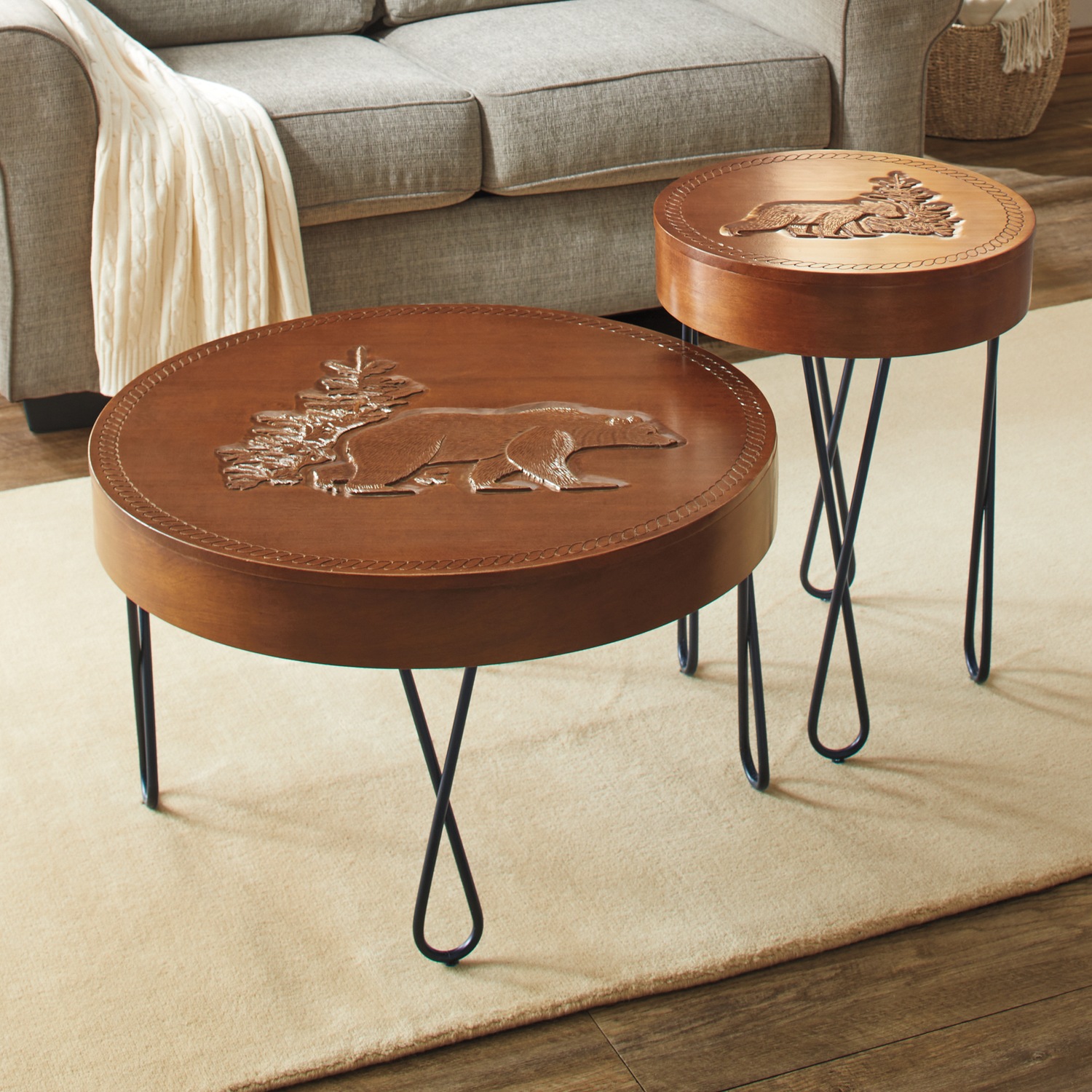 Carved Bear Tables | Country Door