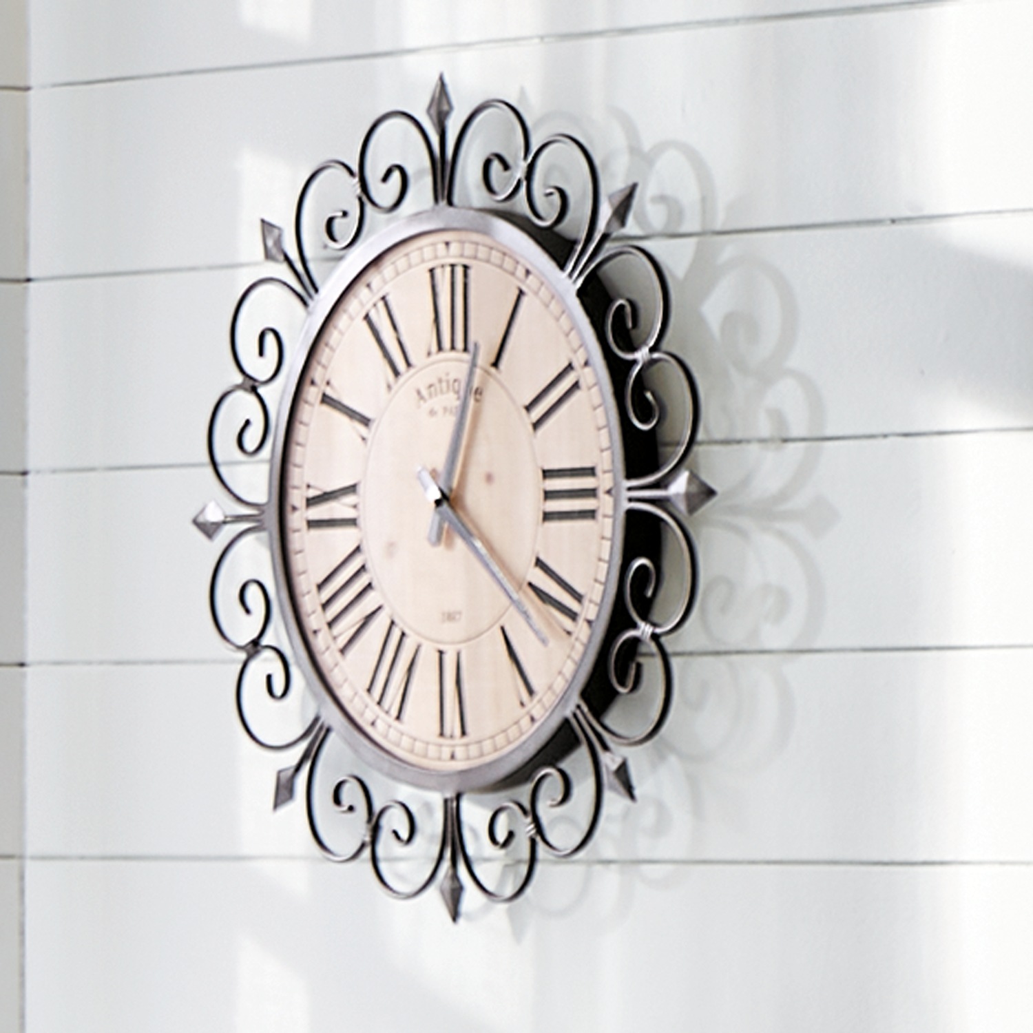 Amery Scroll Wall Clock | Country Door