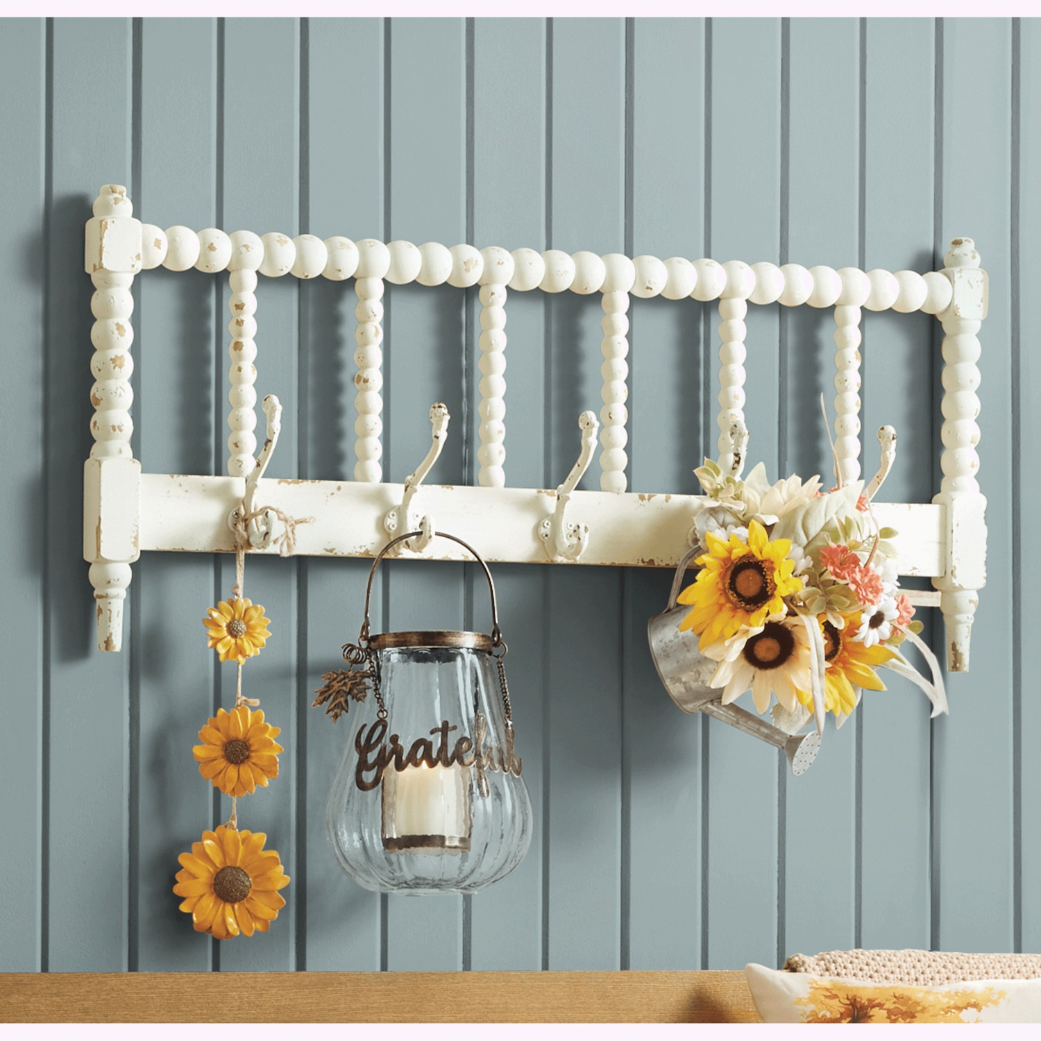 Spindle Rack with Hooks | Country Door