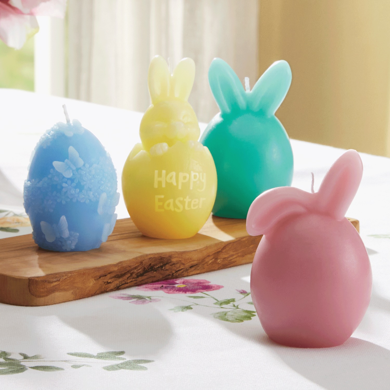 Set of 4 Easter Shaped Candles | Country Door