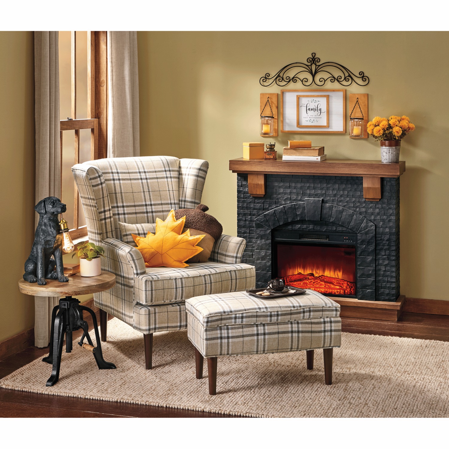 fake brick fireplace insert