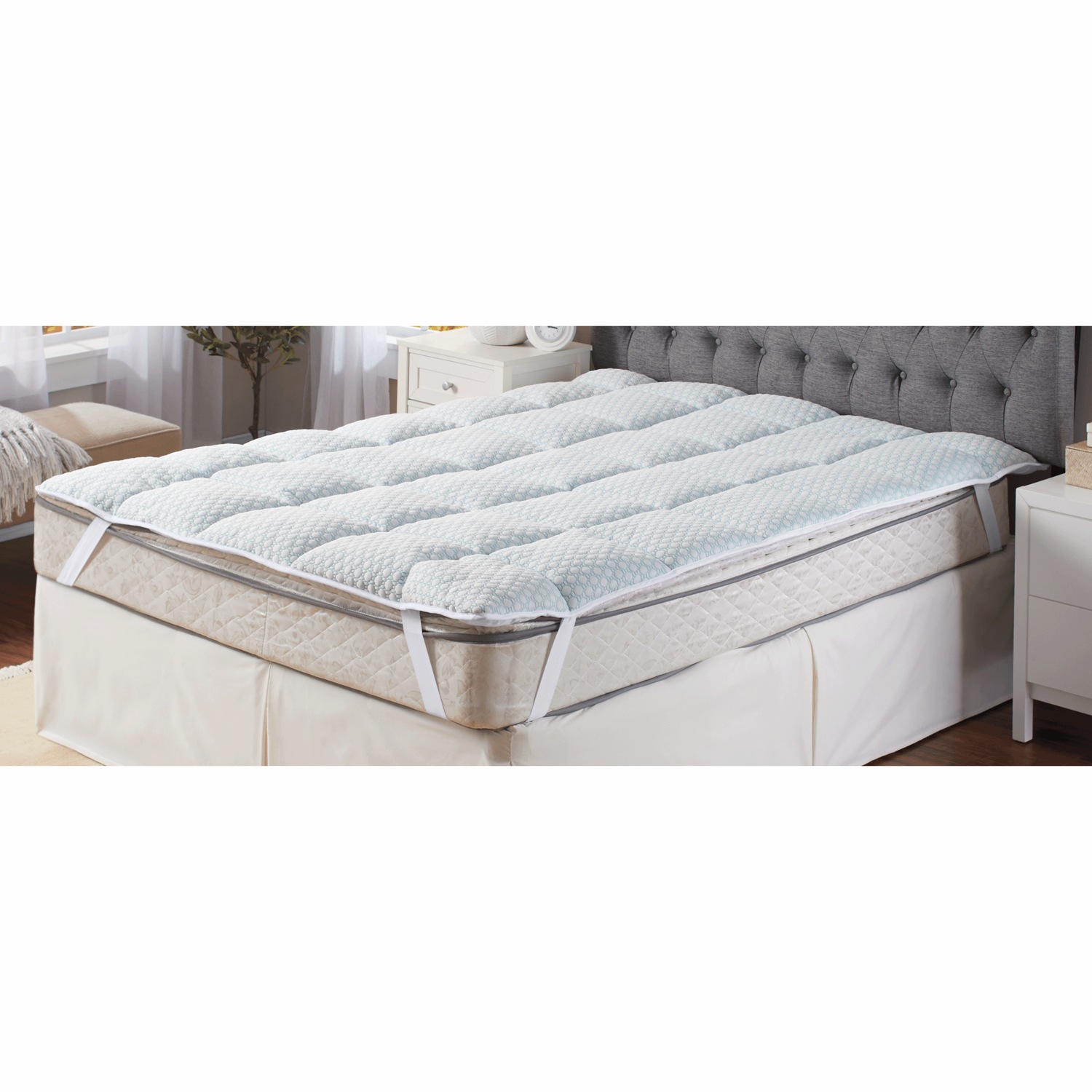 Double-Knit Jacquard Overfilled Bed Topper | Country Door