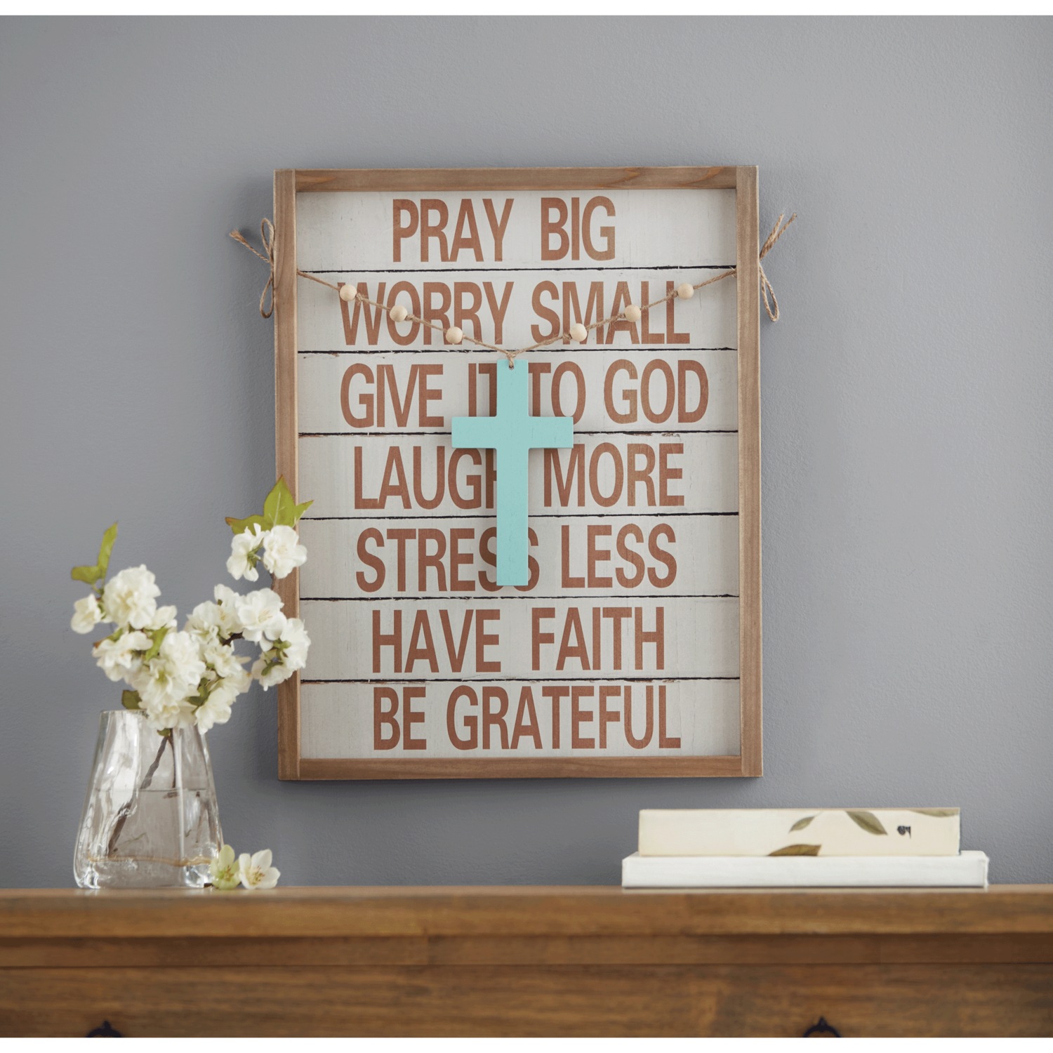 Pray Big Cross Word Art | Country Door