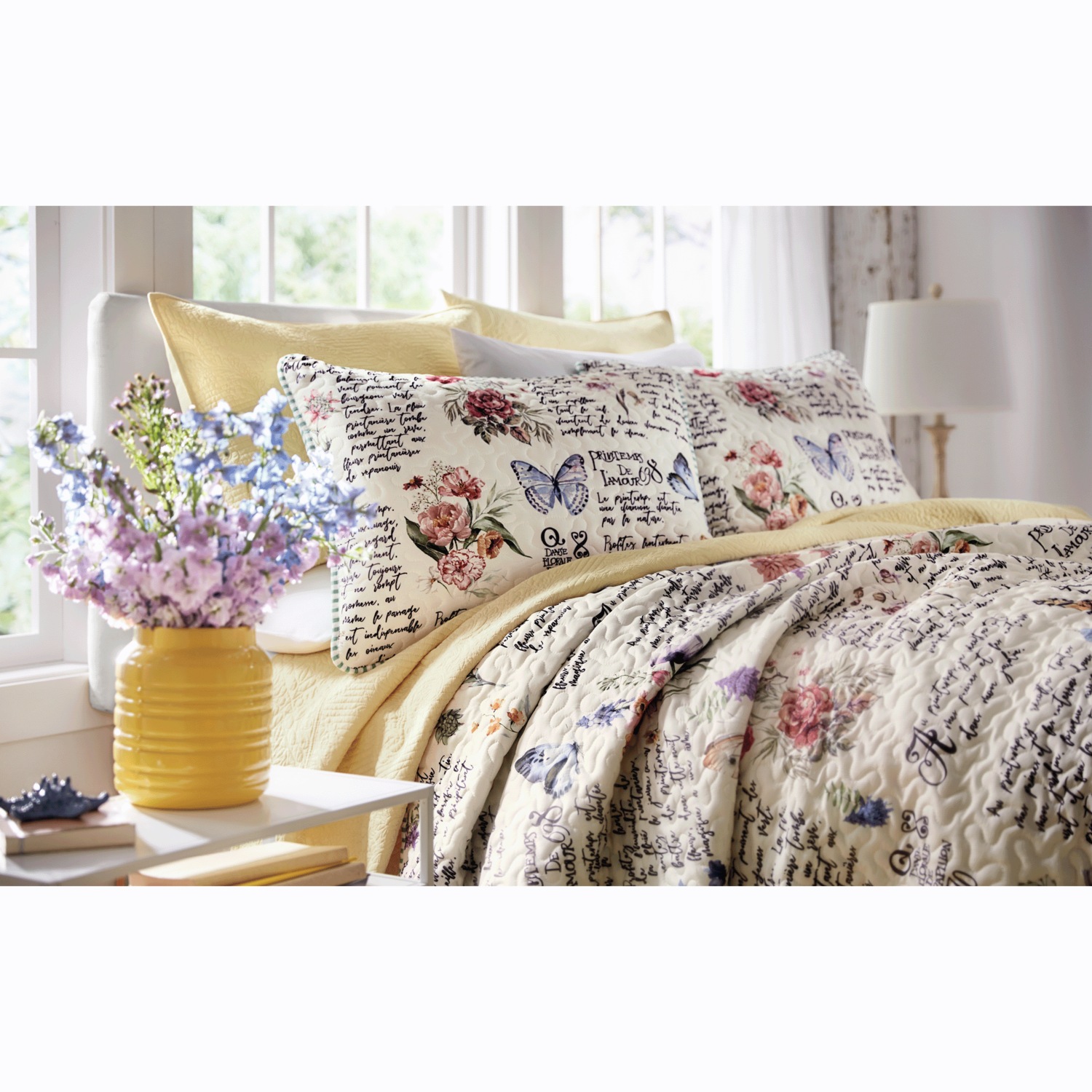 Springtime Oversized Quilt and Sham | Country Door