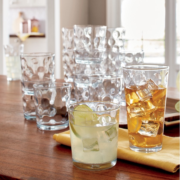 Eclipse 16 Piece Glass Tumbler Set Country Door