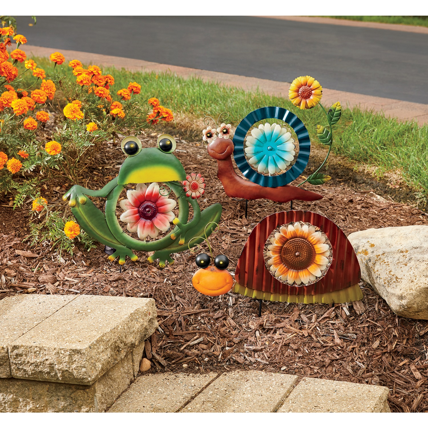 Solar Critter Spinner Stakes | Country Door