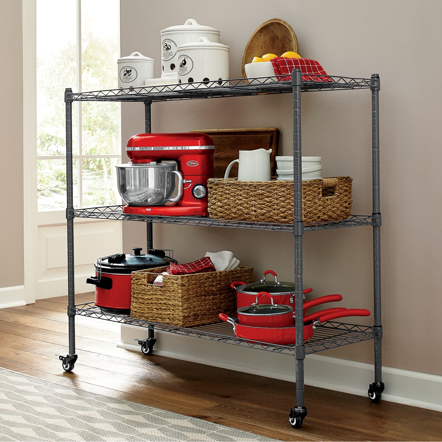 3 Tier Wide Mobile Tower | Country Door