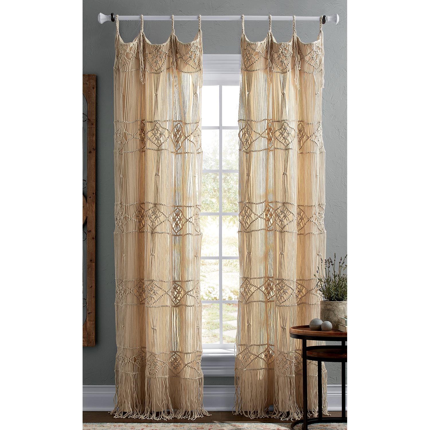 Macramé Window Panel | Country Door