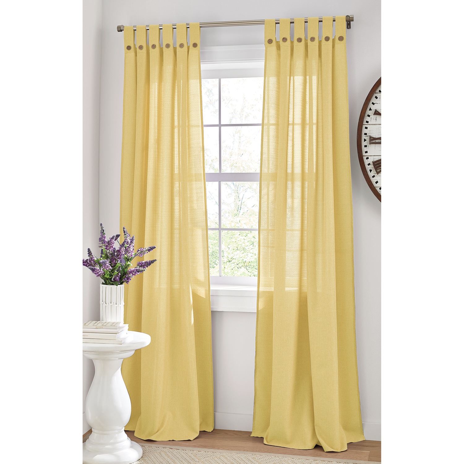 Laurie Button Tab Top Panel | Country Door