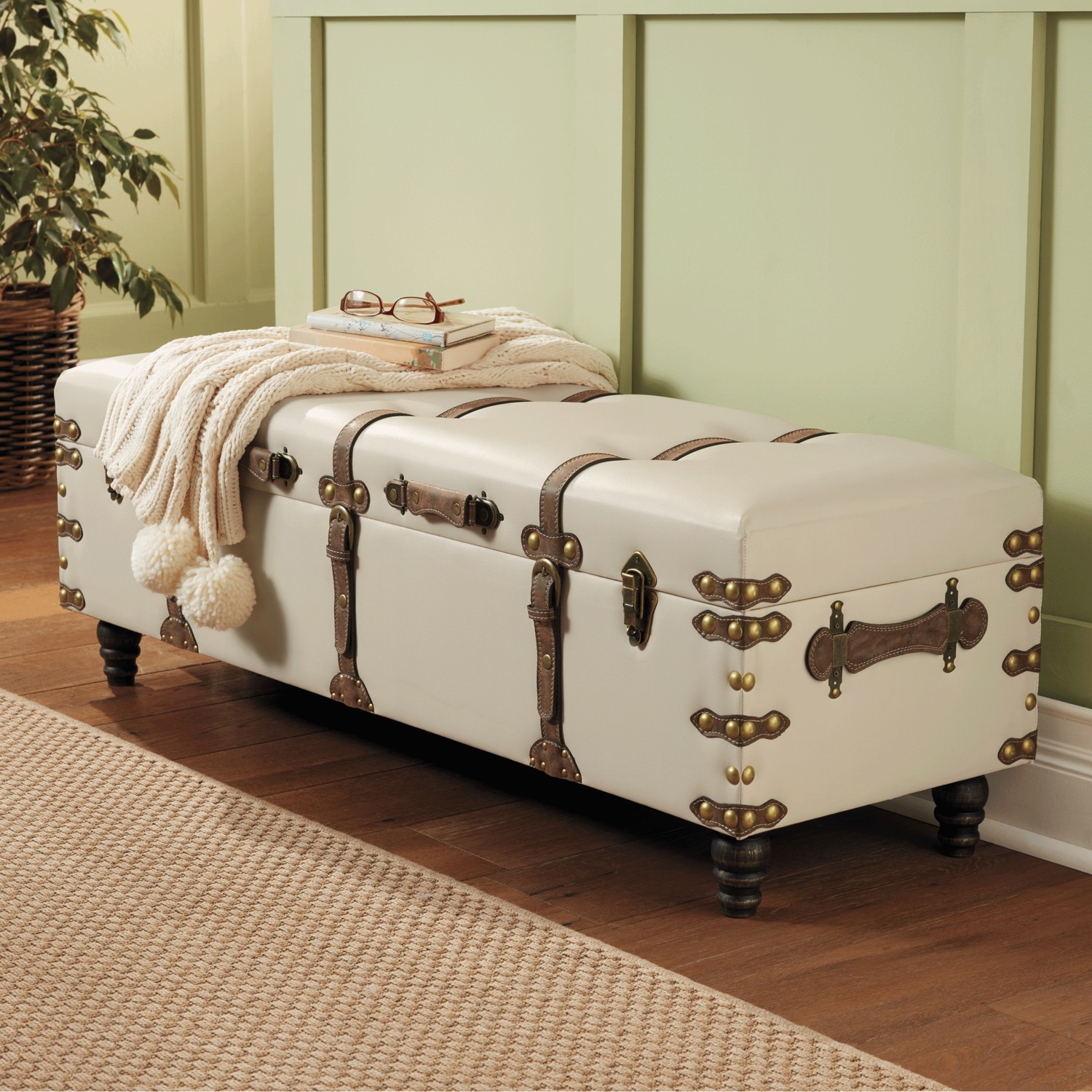 Lee Buckle Storage Bench | Country Door