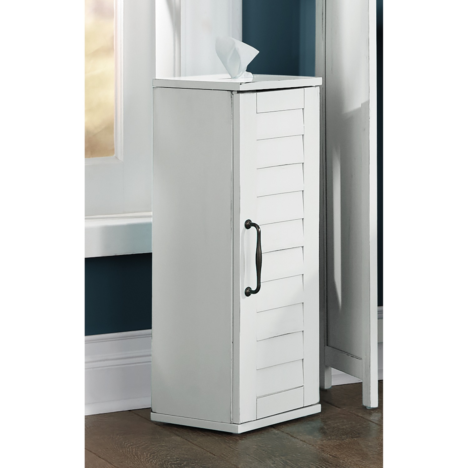 Avalon Distressed Shutter Tissue Holder | Country Door