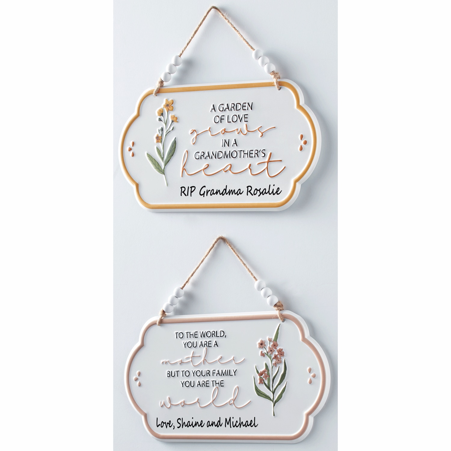 Enamel Sentiment Sign | Country Door