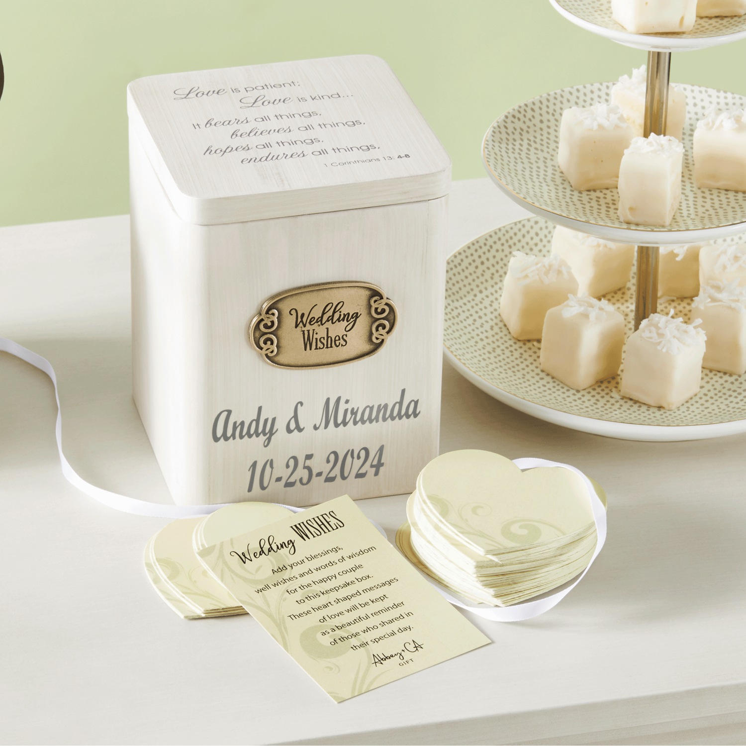 Wedding Wishes Box with Cards | Country Door