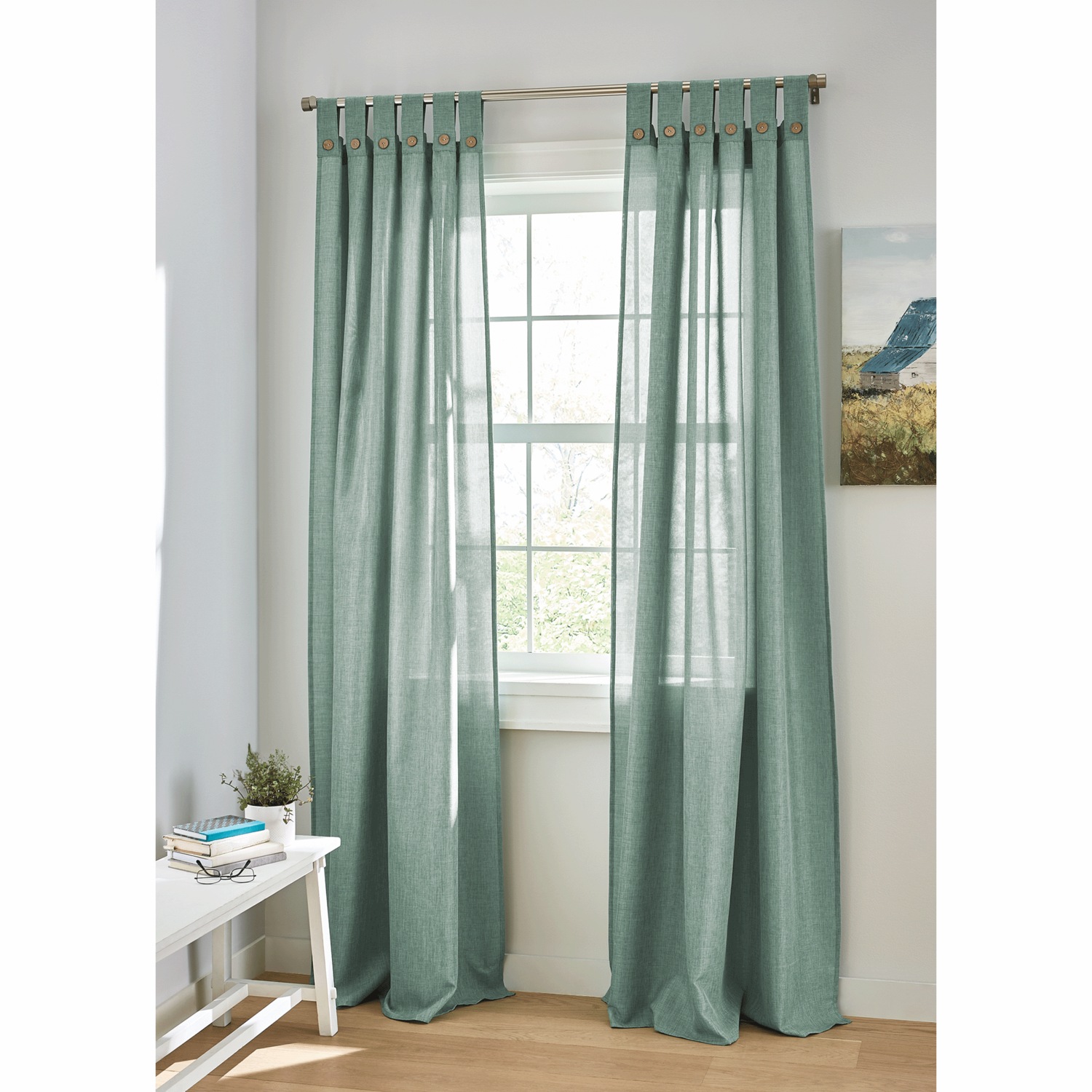 Laurie Button Tab Top Panel | Country Door