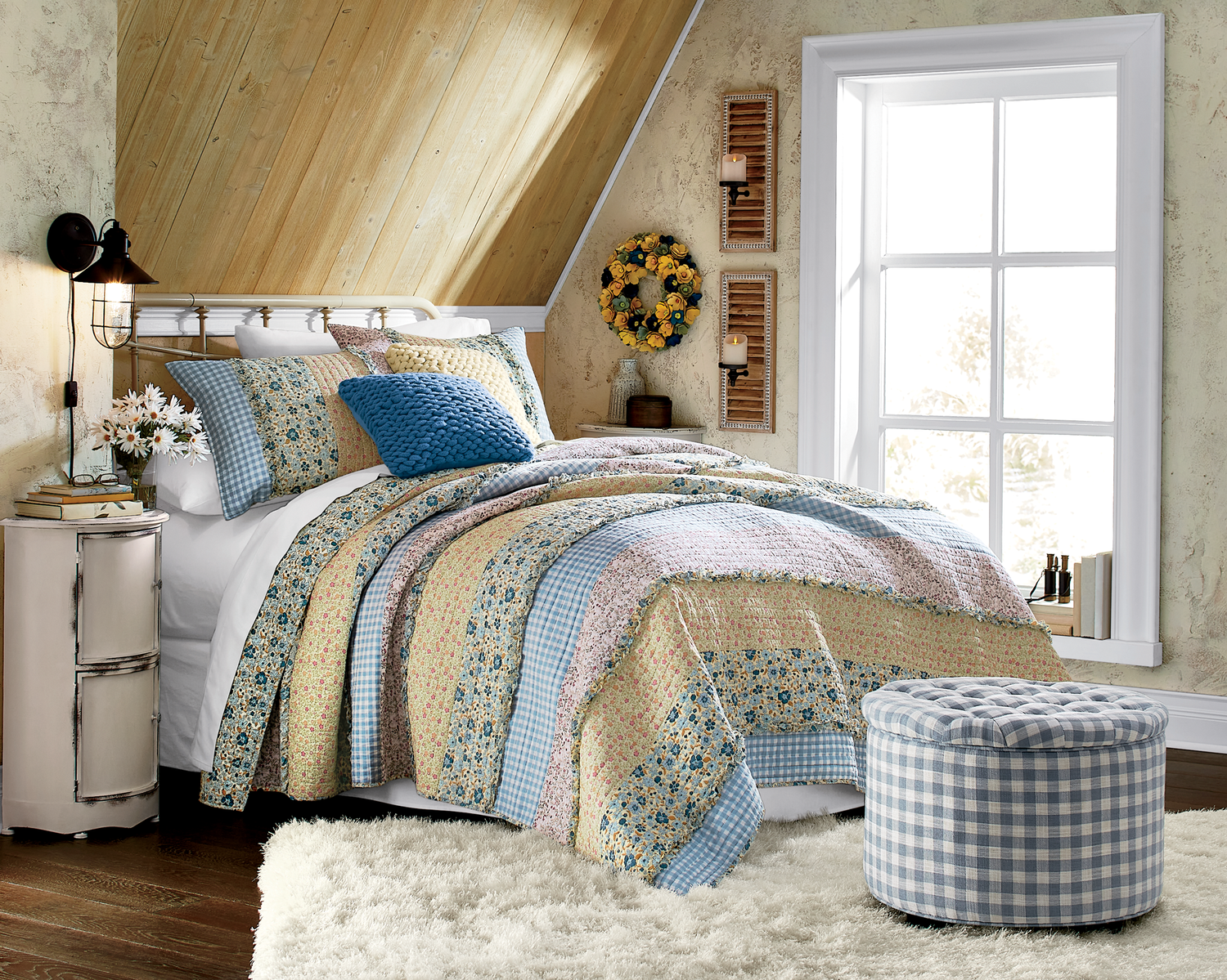 Check Storage Ottoman | Country Door