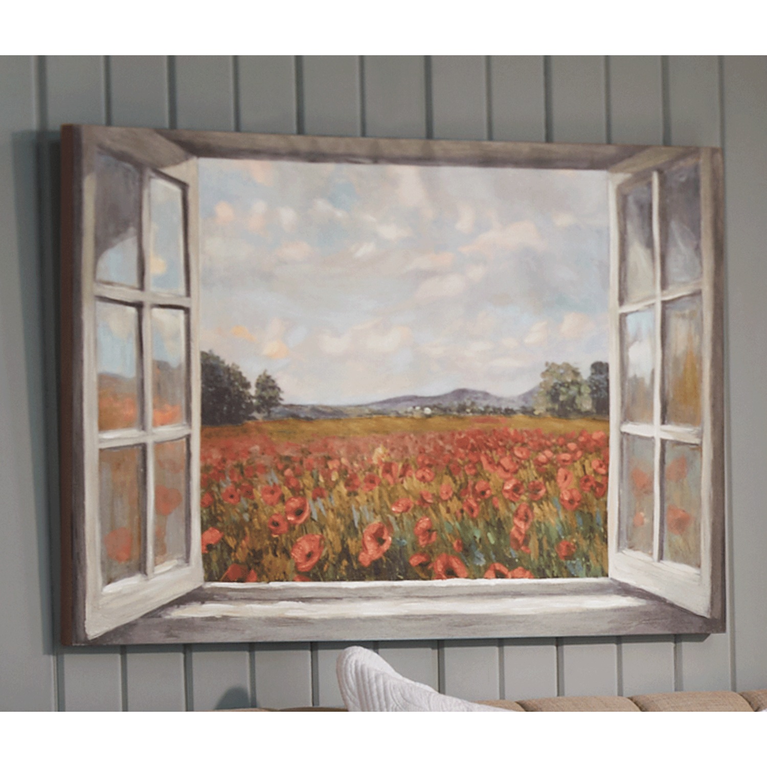 Fall Flower Field Painting | Country Door