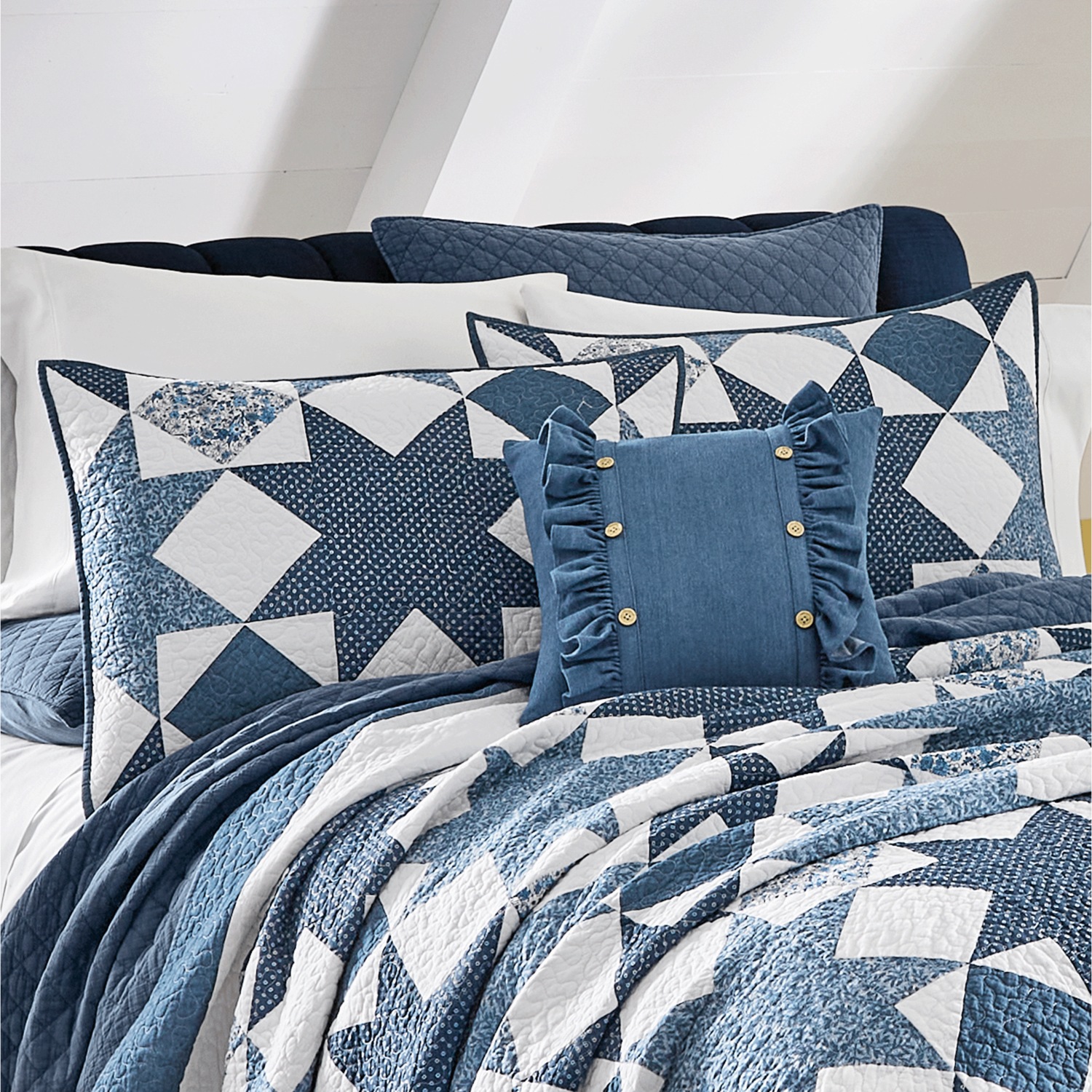 Bailey Oversized Quilt and Sham | Country Door