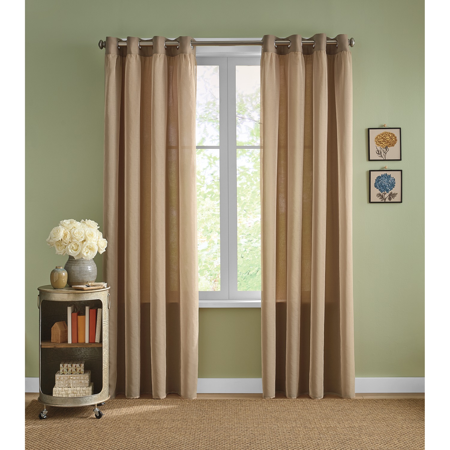 Norah Double Layer Window Panel | Country Door